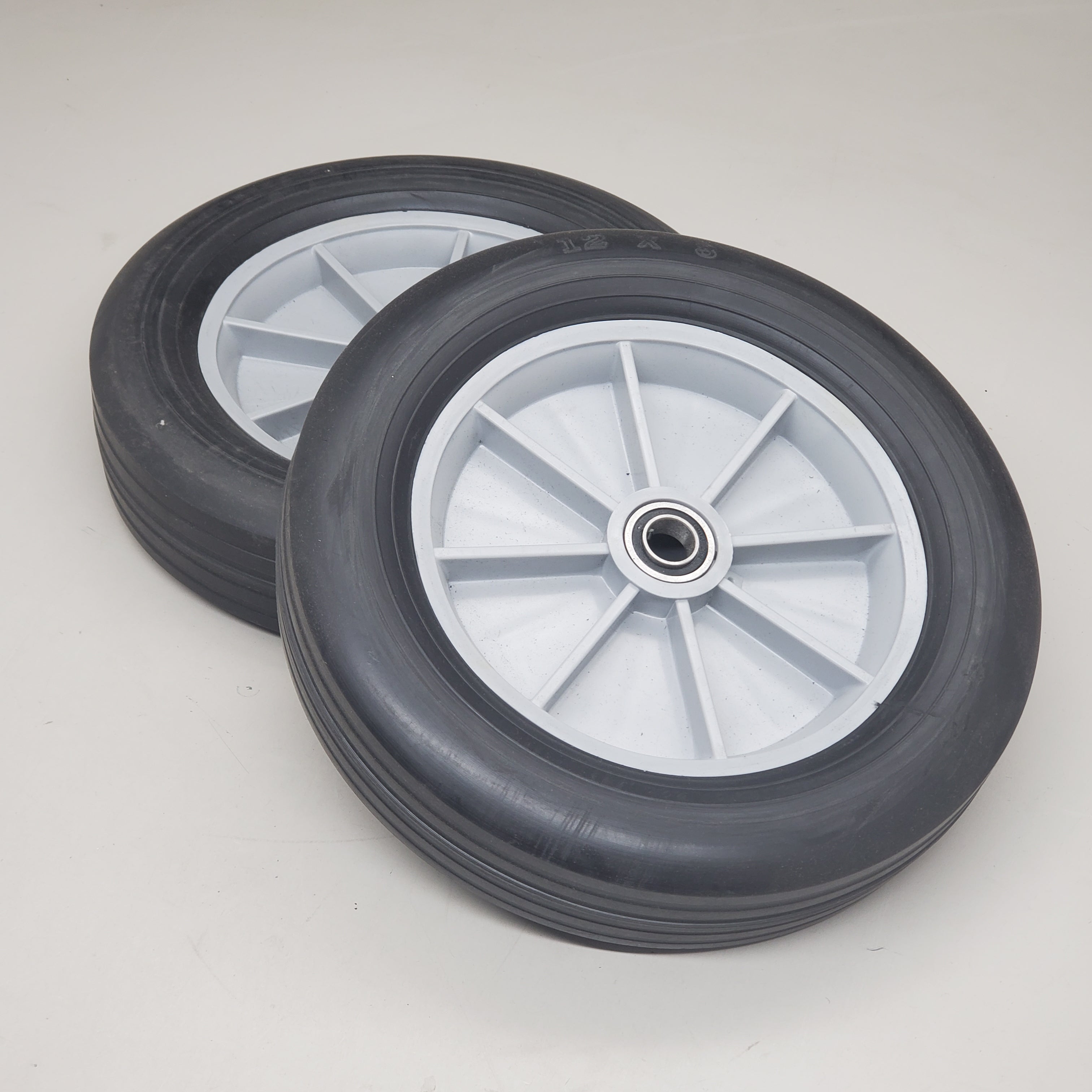 MAGNUM (2 Pack) Dump / Trash Cart Replacement Wheels 3"x12" CAS12 – PayWut