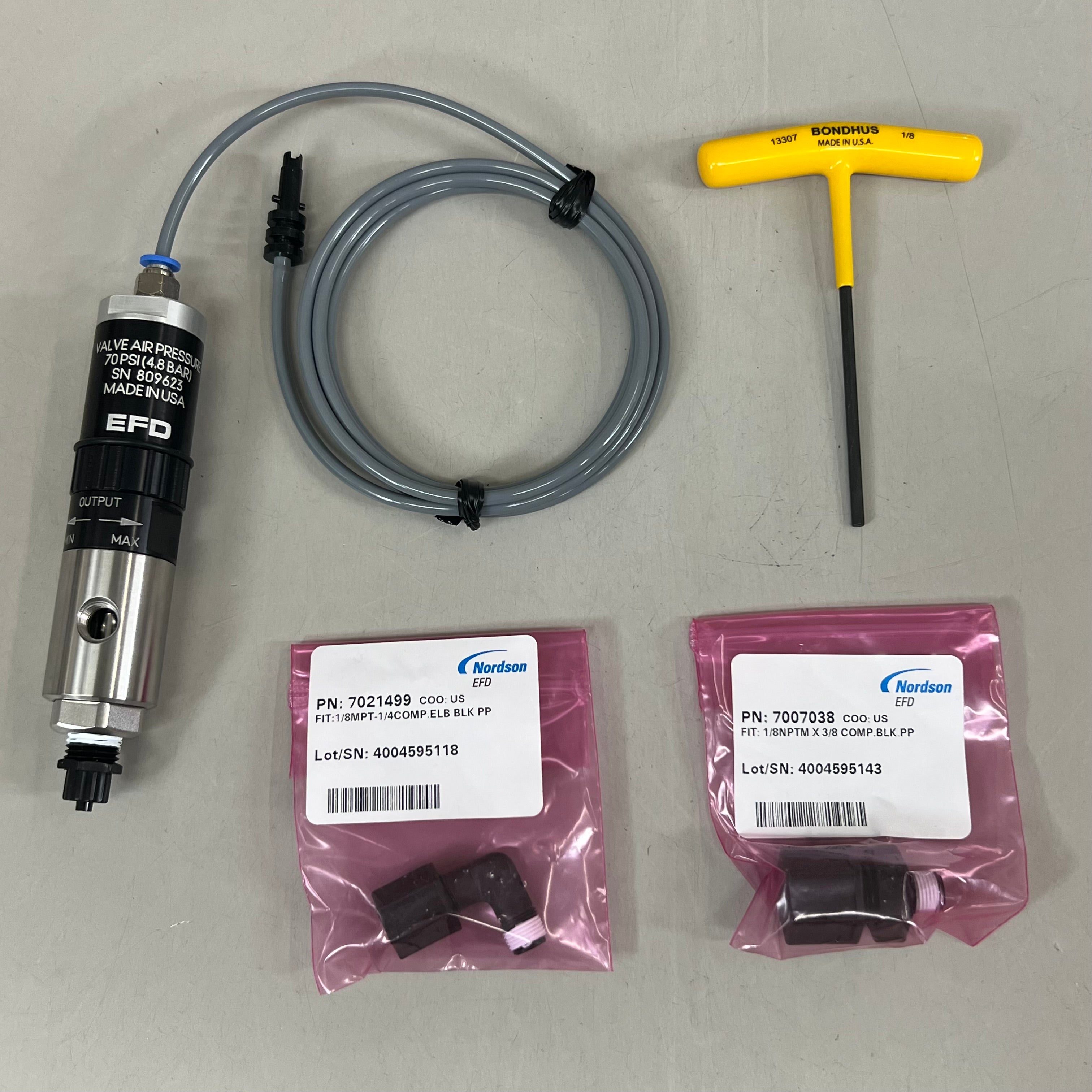 NORDSON 725A Piston Valves With SS Fluid Chamber Silver And Black 7021 – PayWut