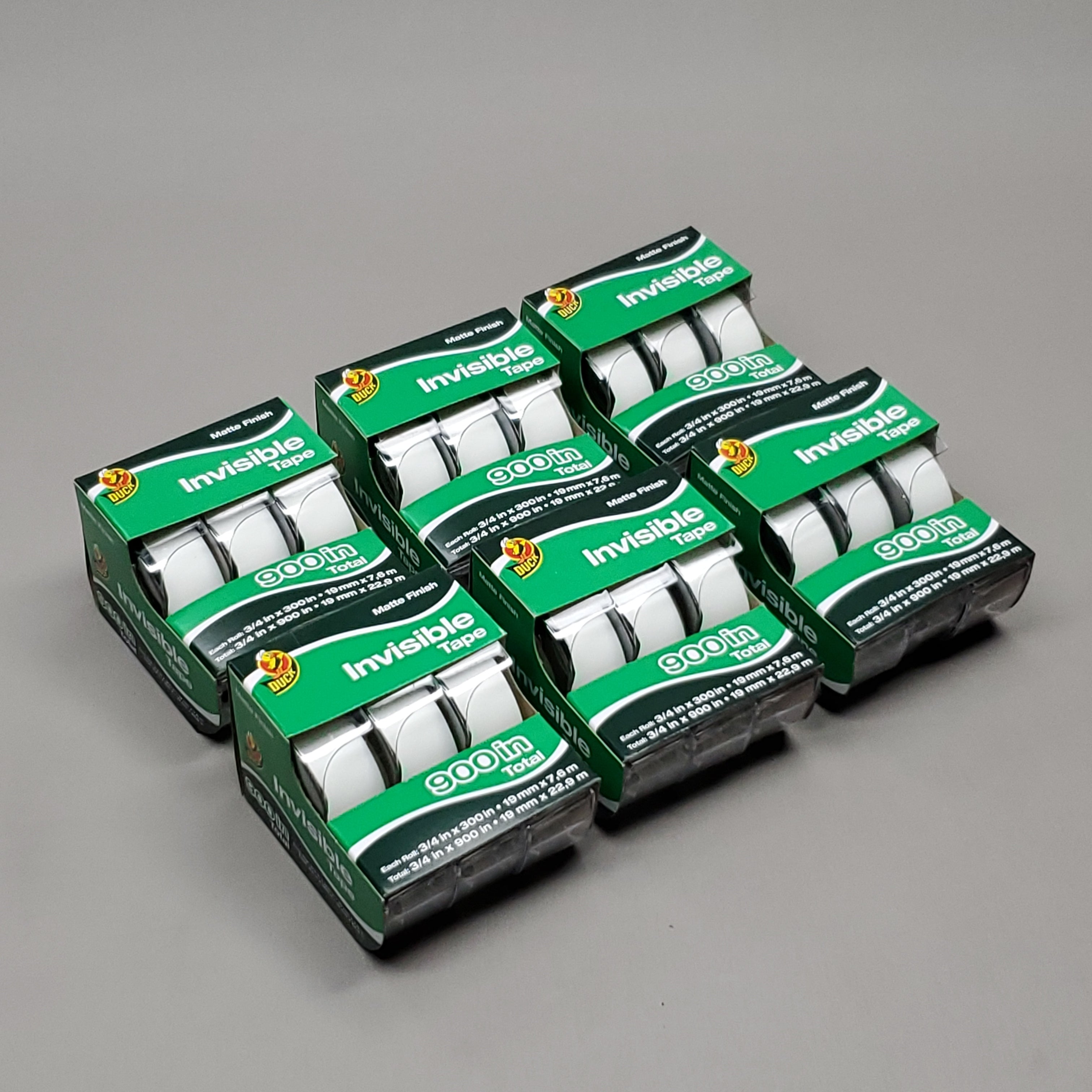 SHURTAPE (18 PACK) Invisible Tape 3/4"X300" Matte Finish 285195 (New) – PayWut