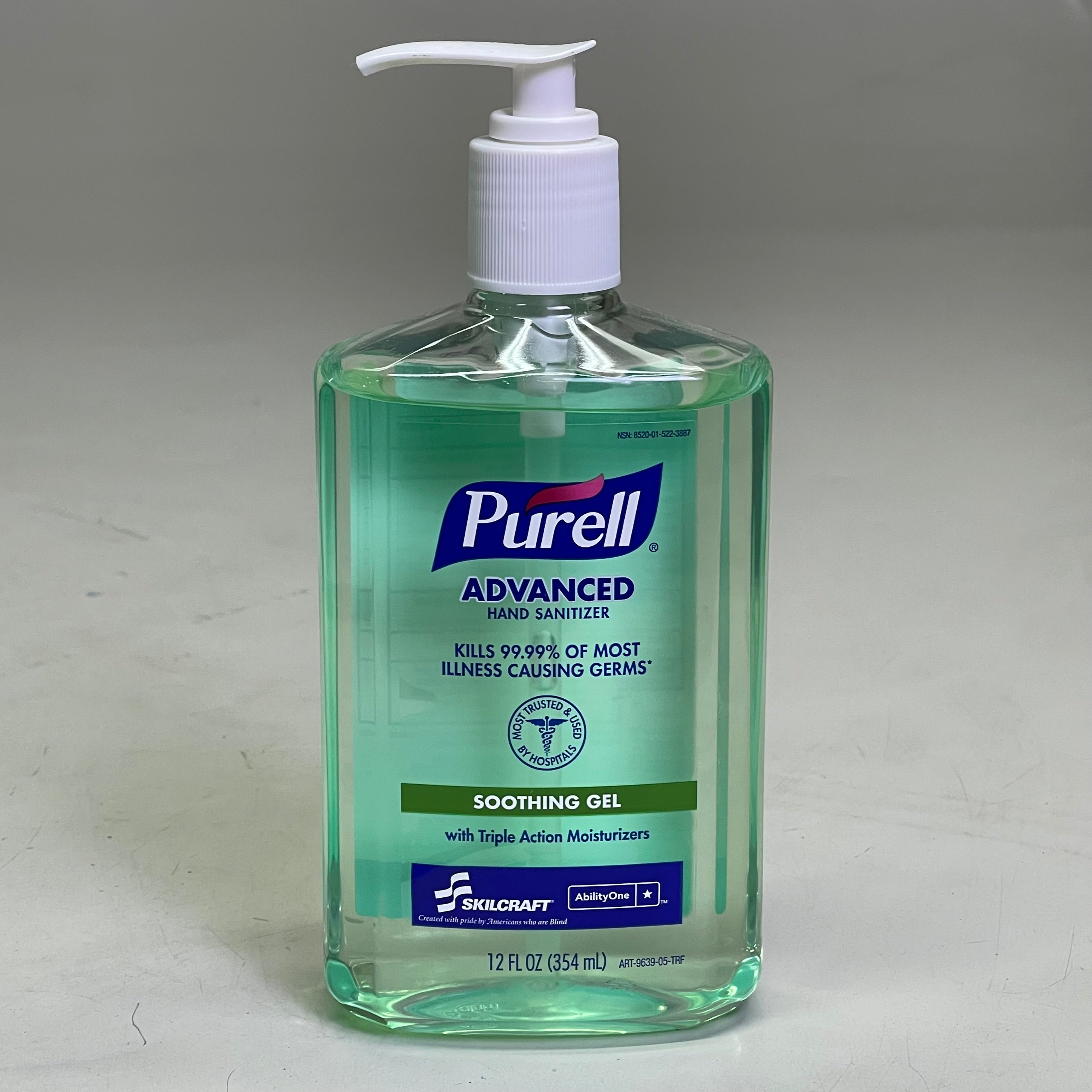 PURELL (12 PACK) Advanced Liquid Hand Sanitizer 12 fl oz Each Turquois ...