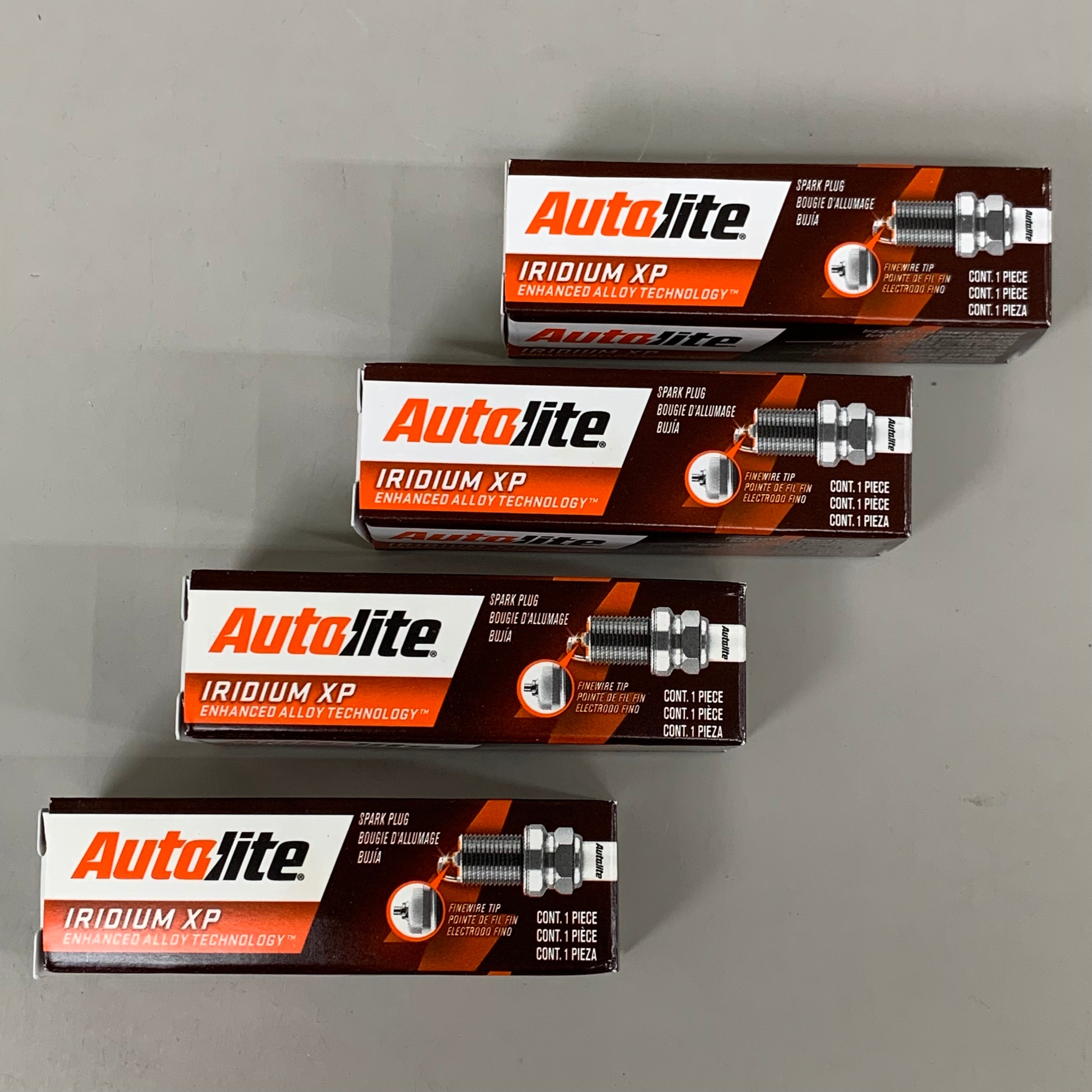 AUTOLITE(4 PACK)Platinum Iridium XP Spark Plug Fine Wire Tapered 5/8 ...