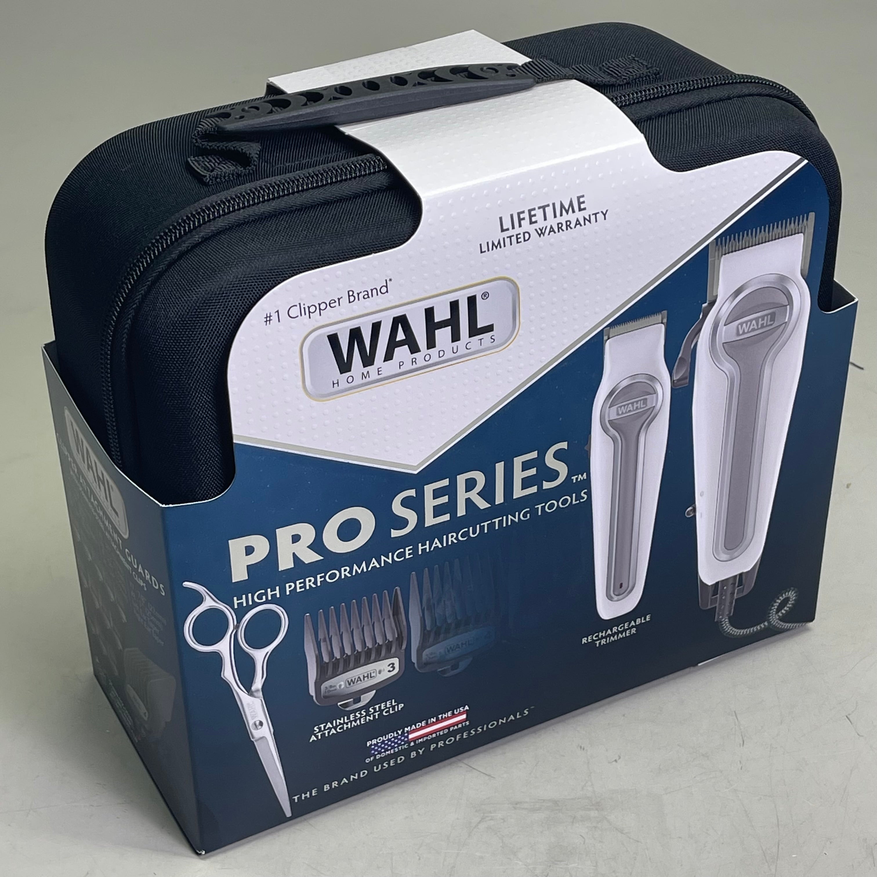 WAHL Pro Series Premier Haircutting Kit Corded Clipper Cordless Trimme ...