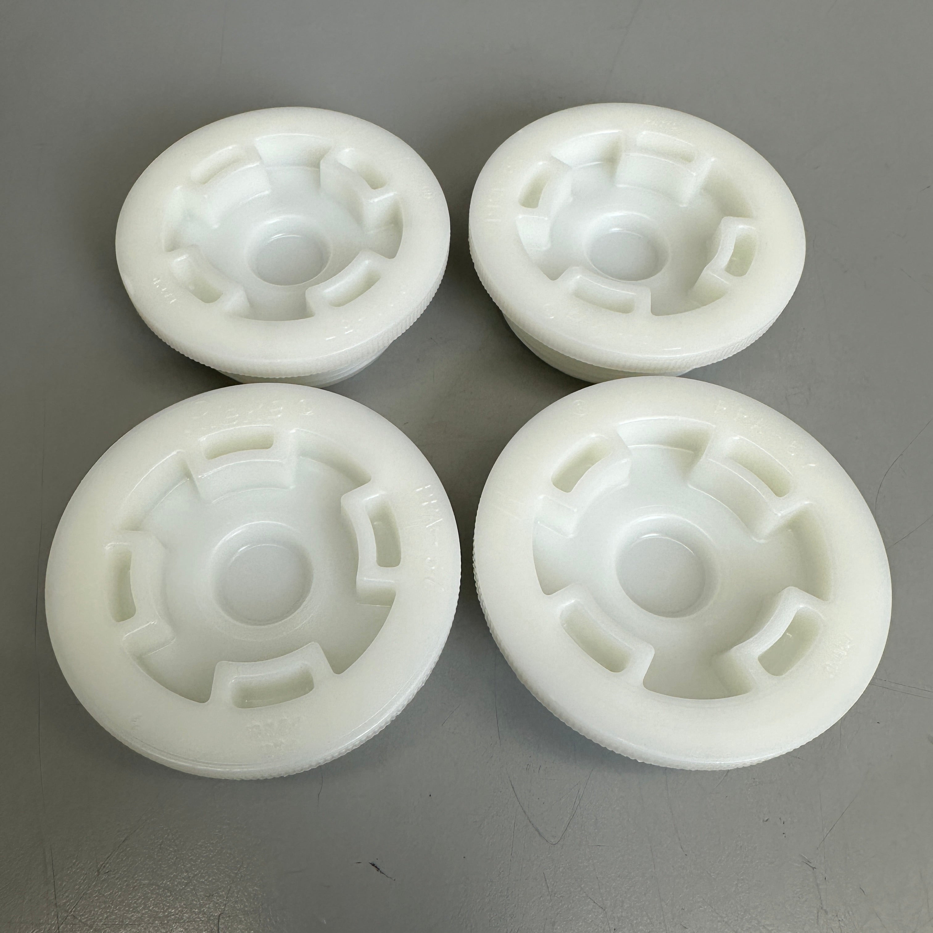 RIEKE (4 PCS) 2” Poly Bung Caps w/ Gasket Fine Thread for 55 Gal Drum ...