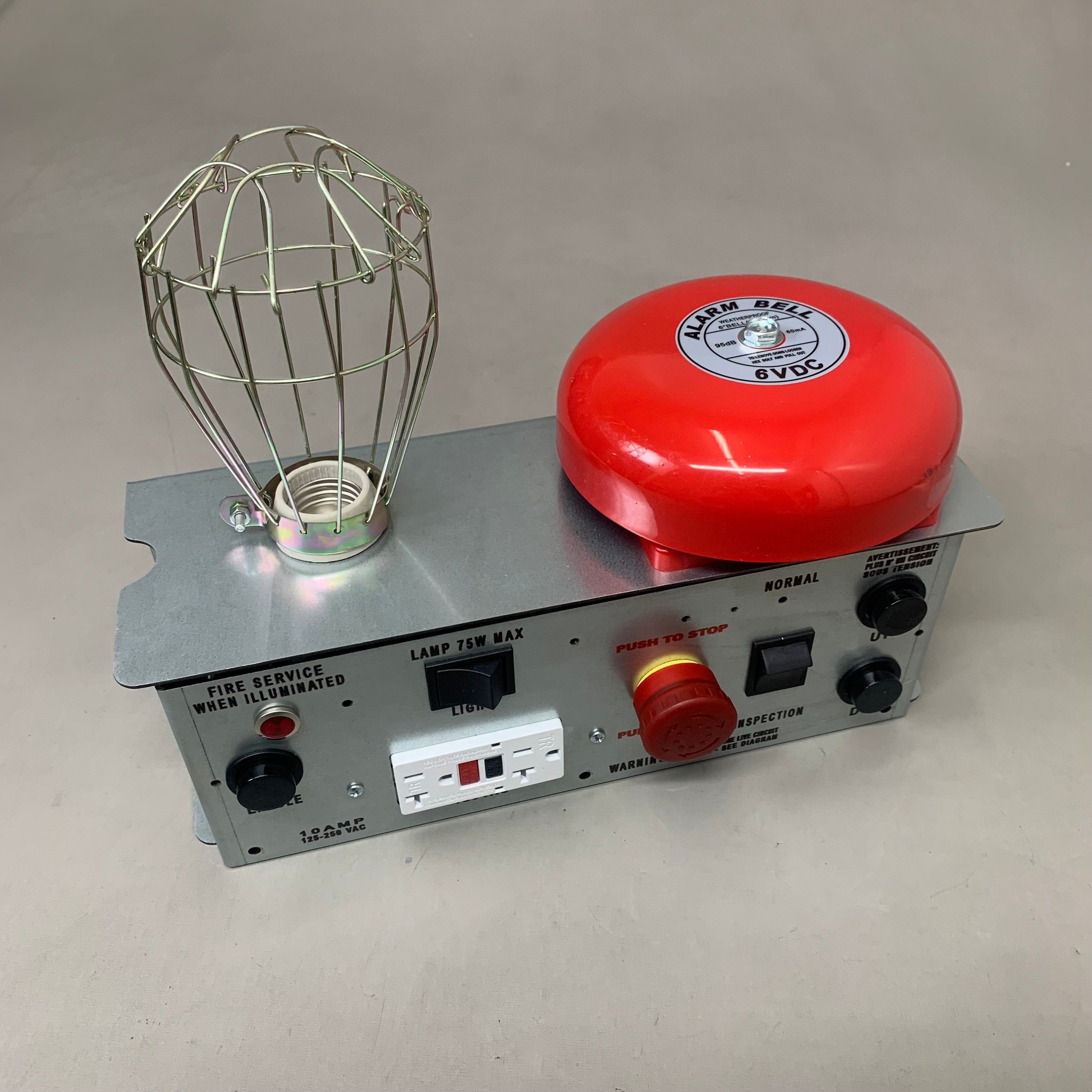 Elevator Fire Service Control Training Panel with Alarm Bell – New – PayWut