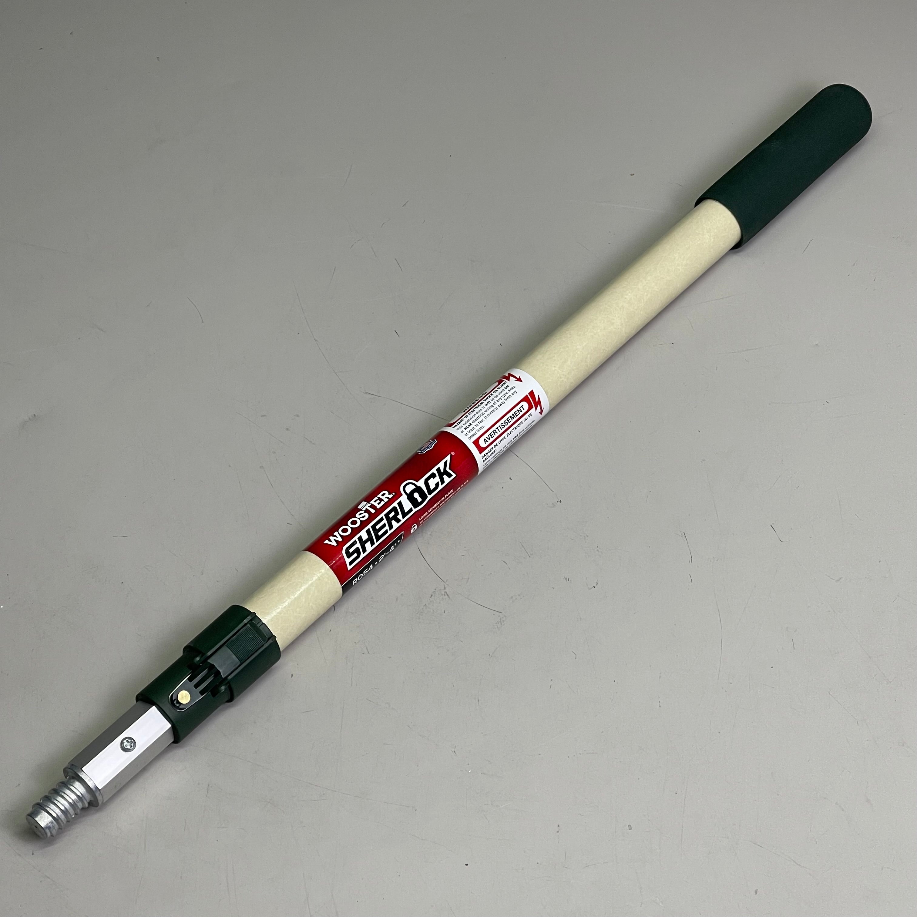 WOOSTER Sherlock Extension Pole Fiberglass Adjusts 6" Parts 2'-4' R054 ...