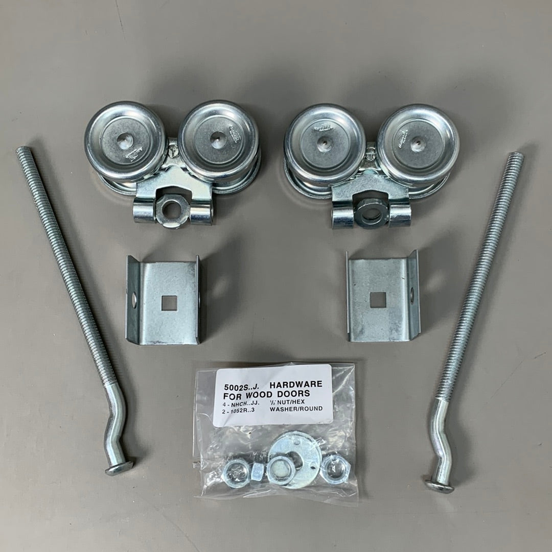 NATIONAL HARDWARE 2-PACK! Sliding Barn Door Box Rail Roller Hanger 9 ...