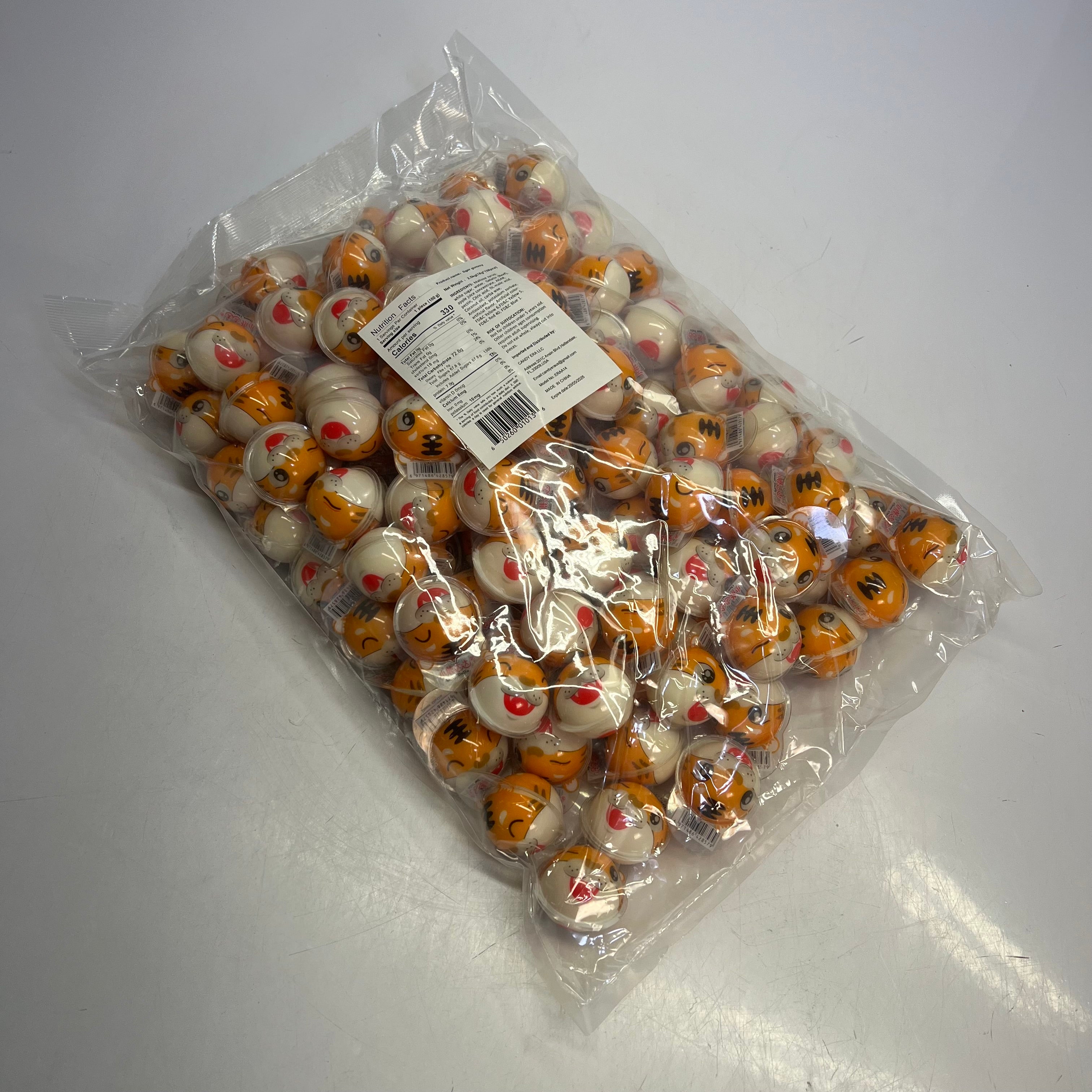 DEER DADA (5 LBS BAG) Individually Wrapped Filled Tiger Gummy Candy's ...
