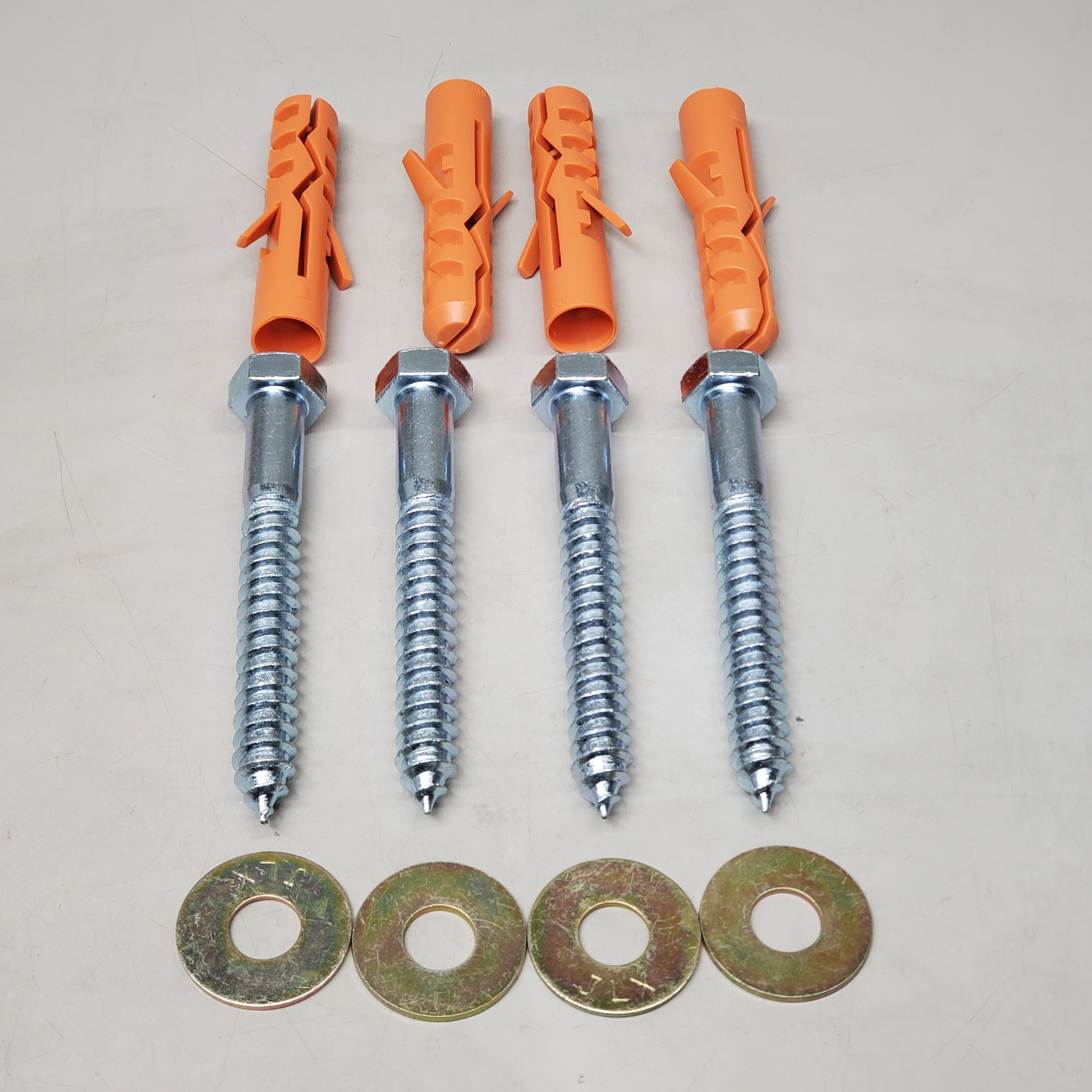 IMPACT RECOVERY Anchor Kit 4 Lag Screws,Washers and Sleeves 4"x1/2" IM ...