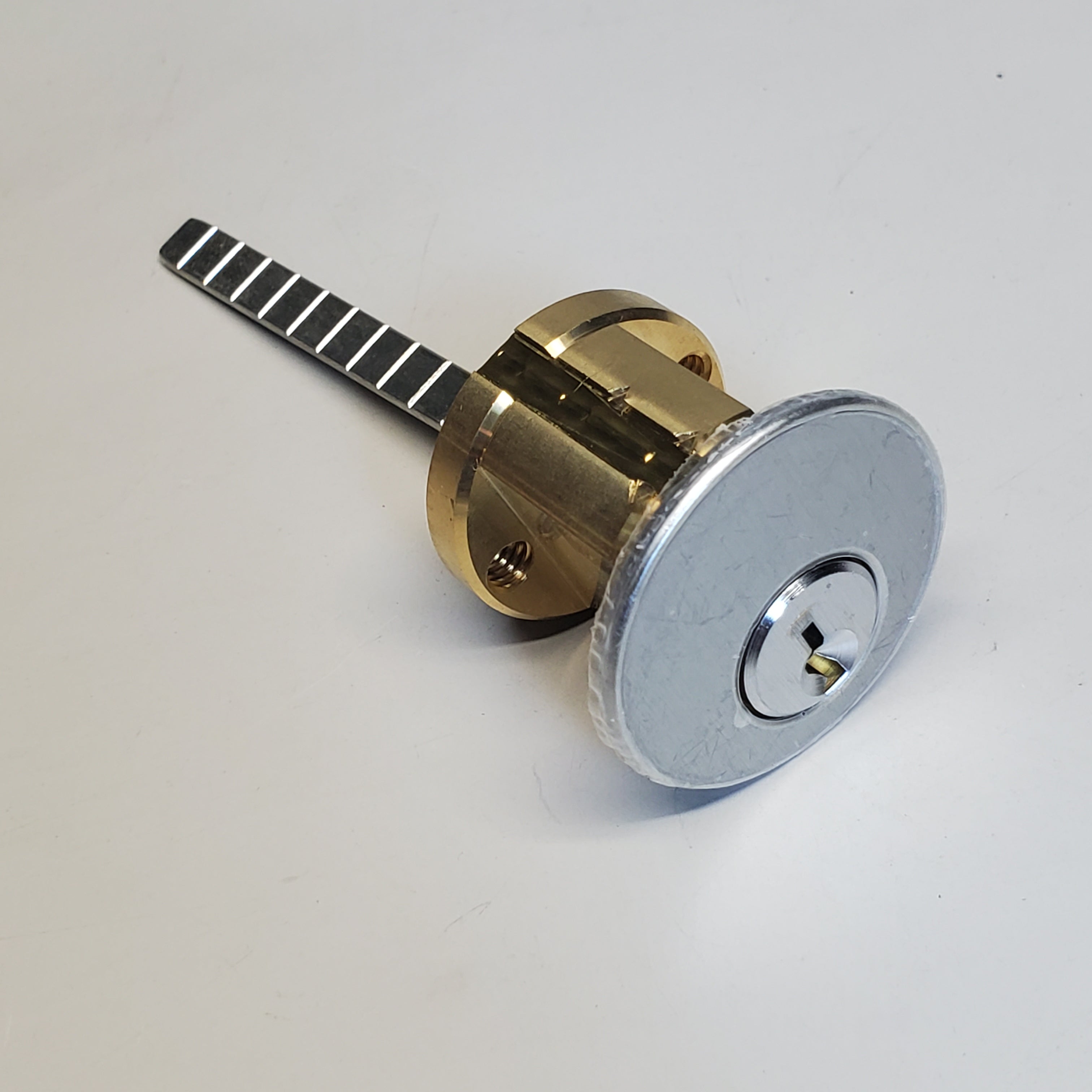 ILCO Brass Keyway Rim Cylinders 1-1/8" Length Conventional Core 7075SC ...