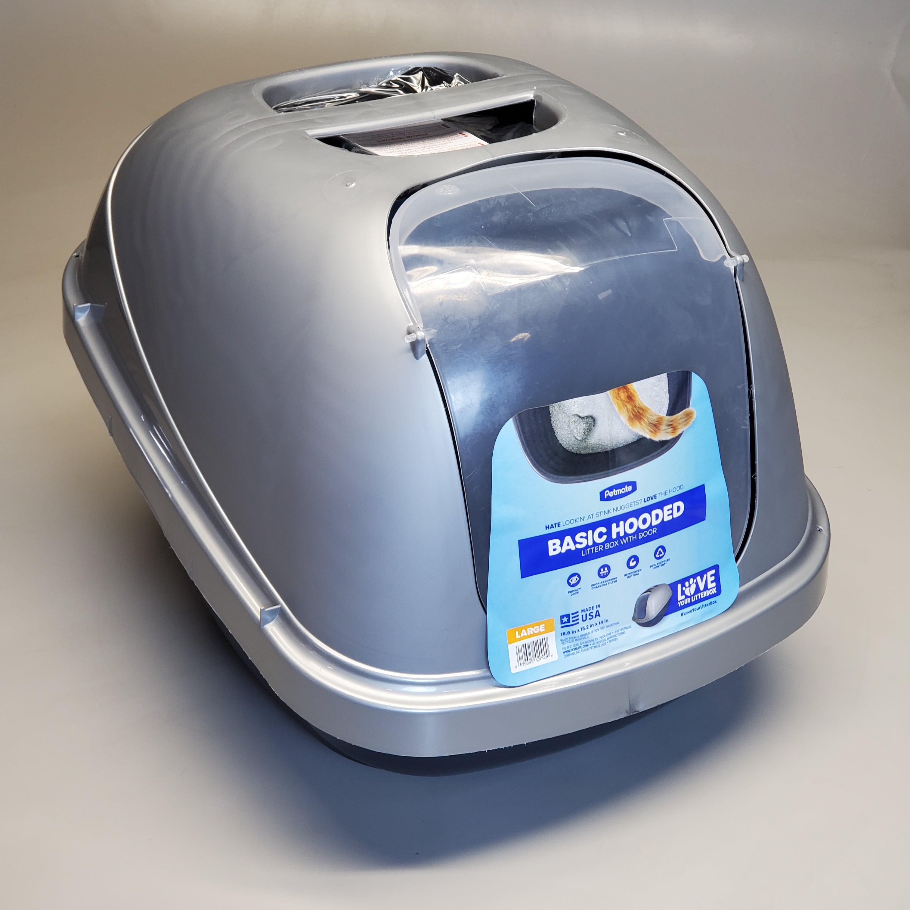 ZA@ PETMATE Basic Hooded Cat Litter Box W/ Door 15.2"x18.8" 42090 – PayWut