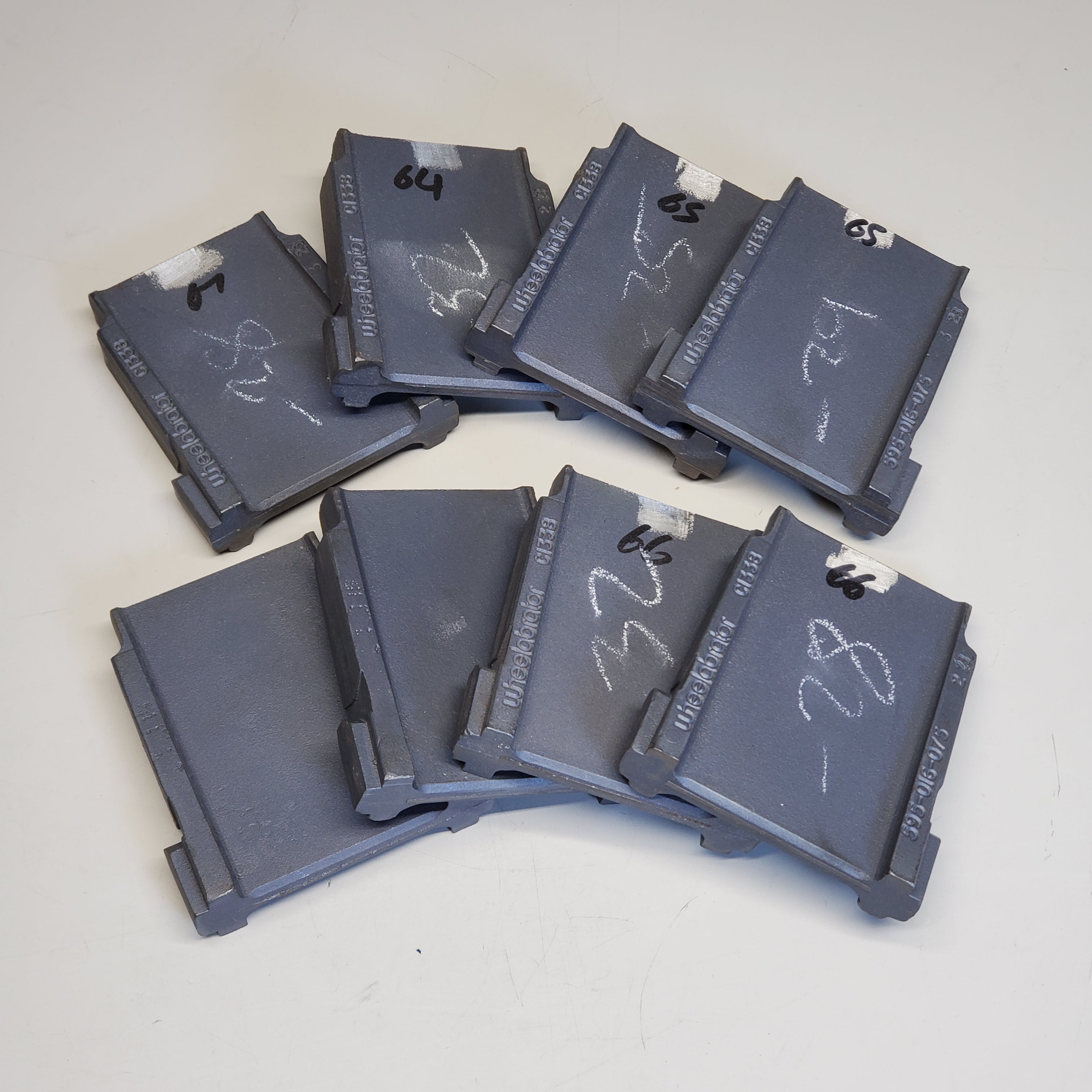 WHEELABRATOR (8 Pack) Vane Blades for Blast Wheel Turbine 595-016-075 ...