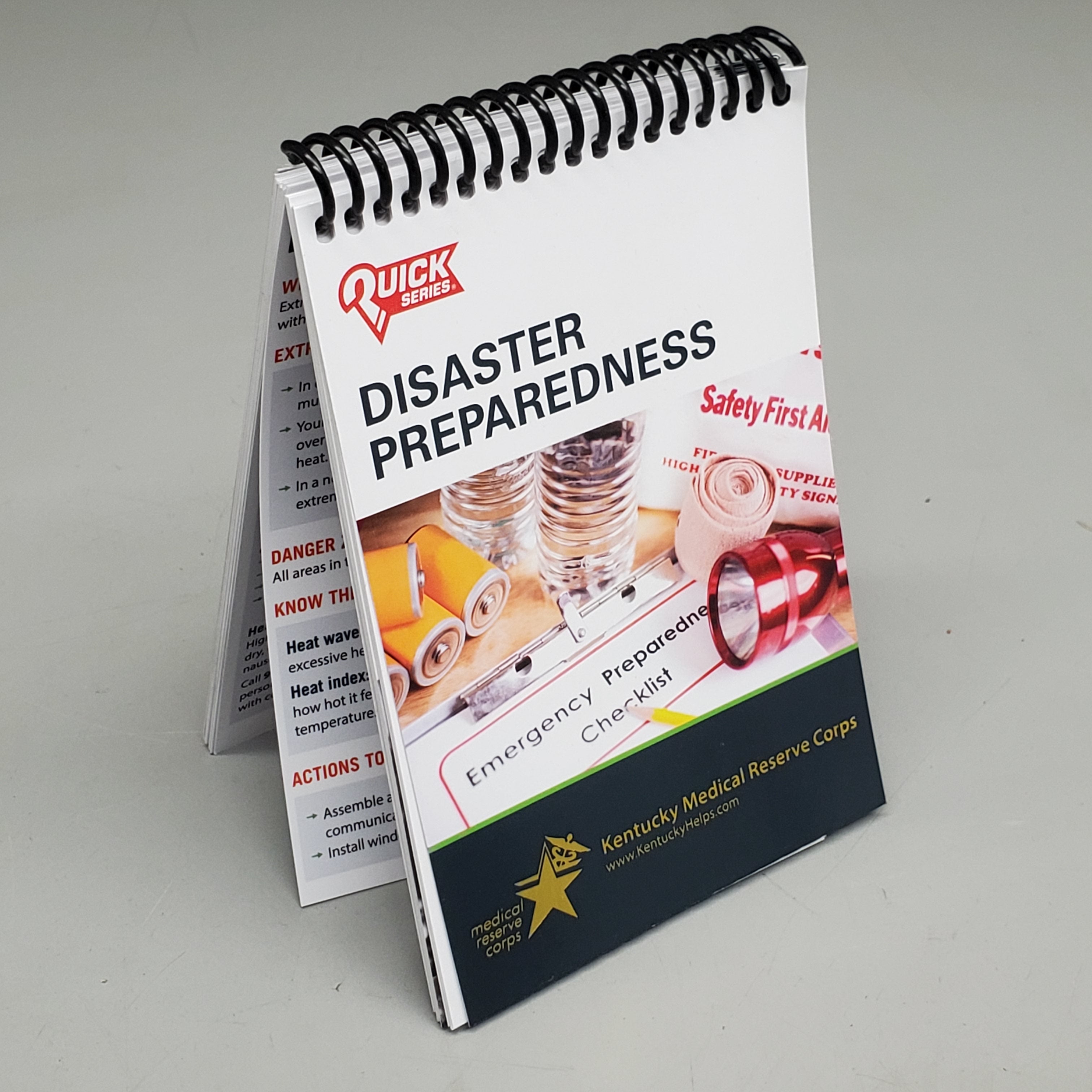 QUICK SERIES Disaster Preparedness Flip Book for Planning & Recovery 6 ...