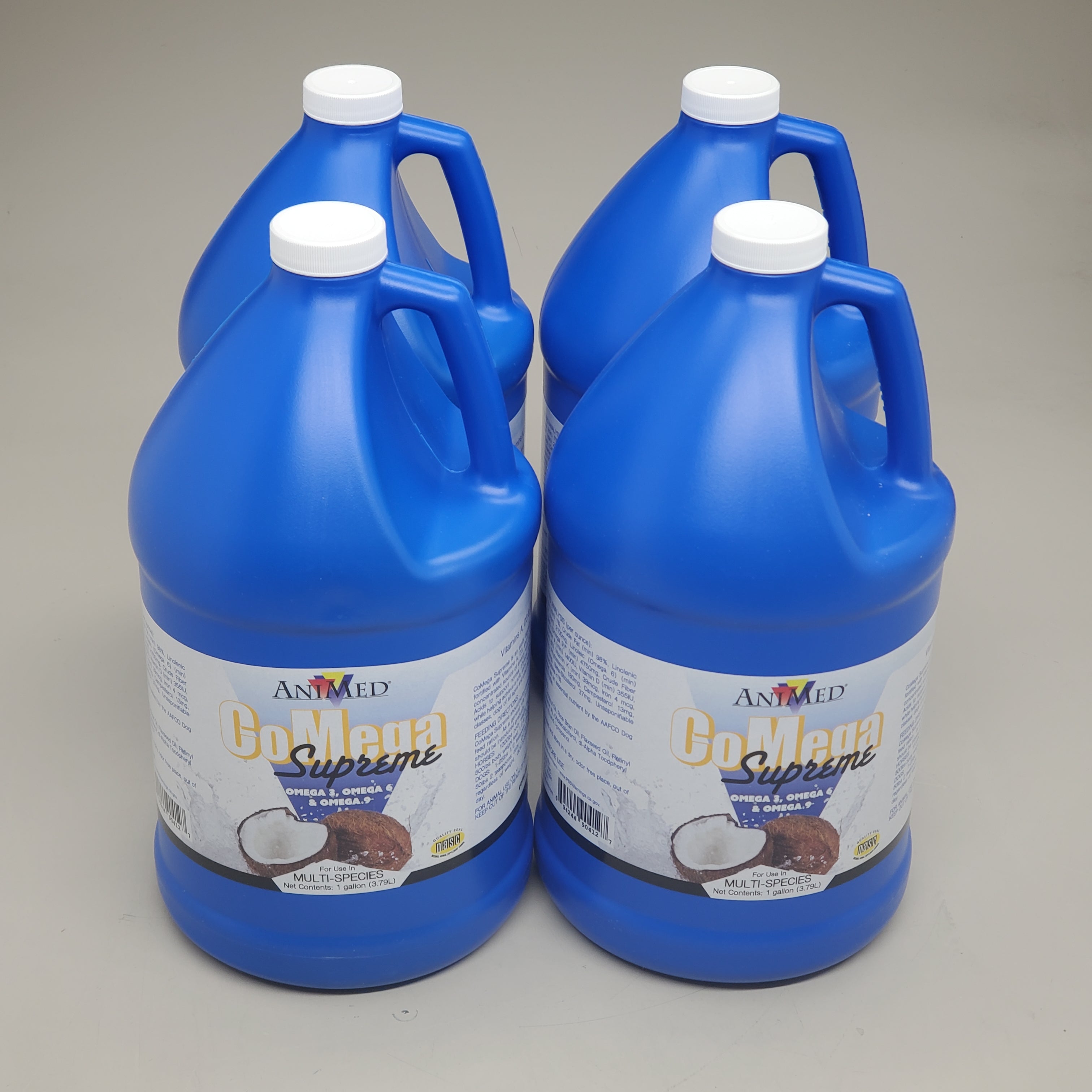 ZA@ ANIMED (4 Pack) GoMega Supreme 1 Gallon Balanced Essential Fatty A ...