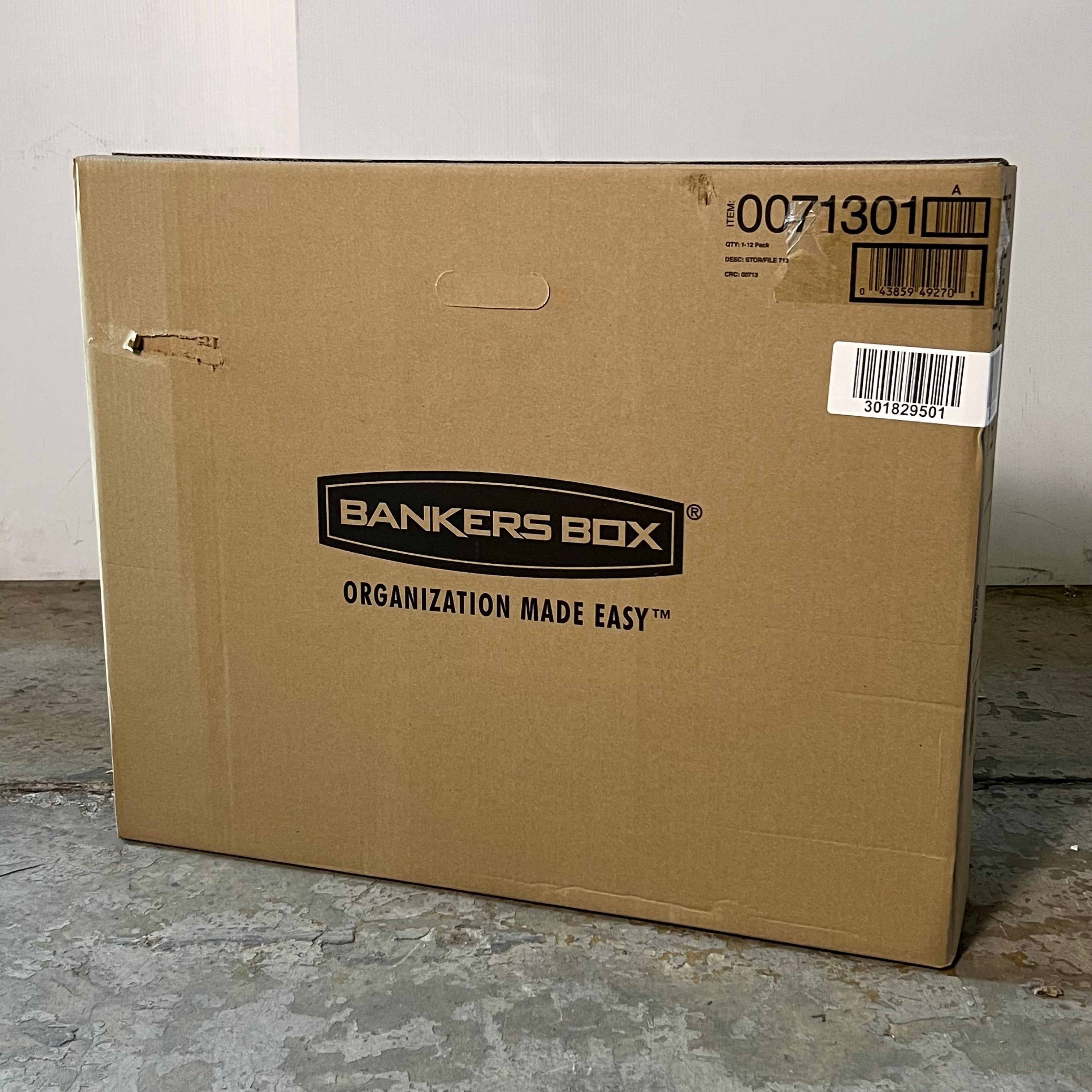ZA@ BANKERS BOX (12 PACK) Boxes 0071301 Sz 15.5" x 12" (New) G – PayWut