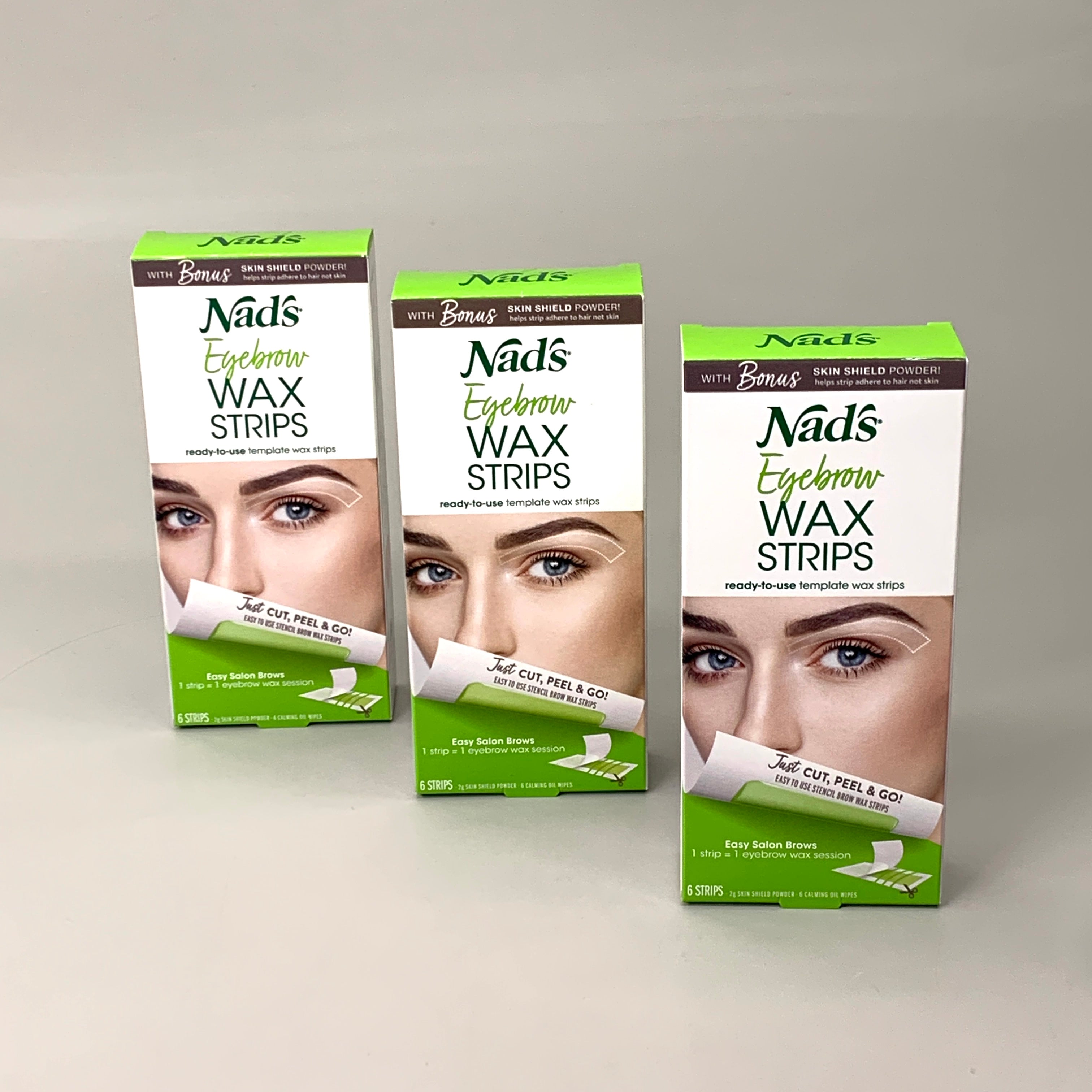 NADS 3 PK Eyebrow Wax Strips 6 Strips 6525EN06 – PayWut