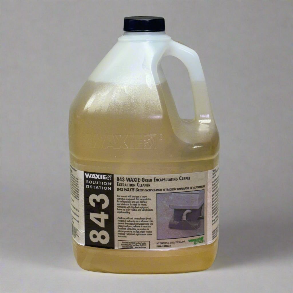 WAXIE-GREEN 843 Encapsulating Carpet Spin Bonnet Shampoo 3 Lt Yellow 1 ...