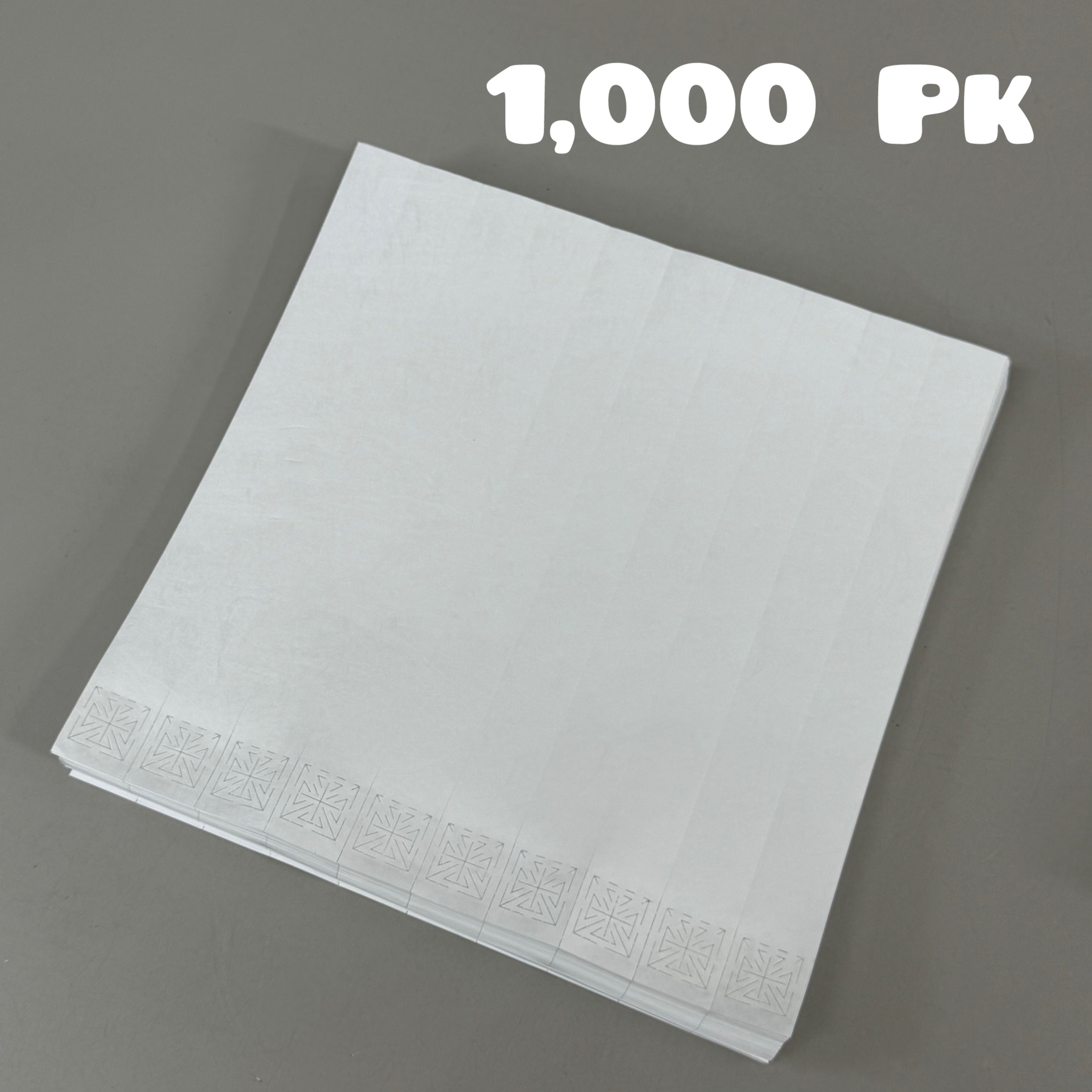 PDC (1000 Pack) Secureline Short Stay I.D. Write On Wrist Band Bracele ...