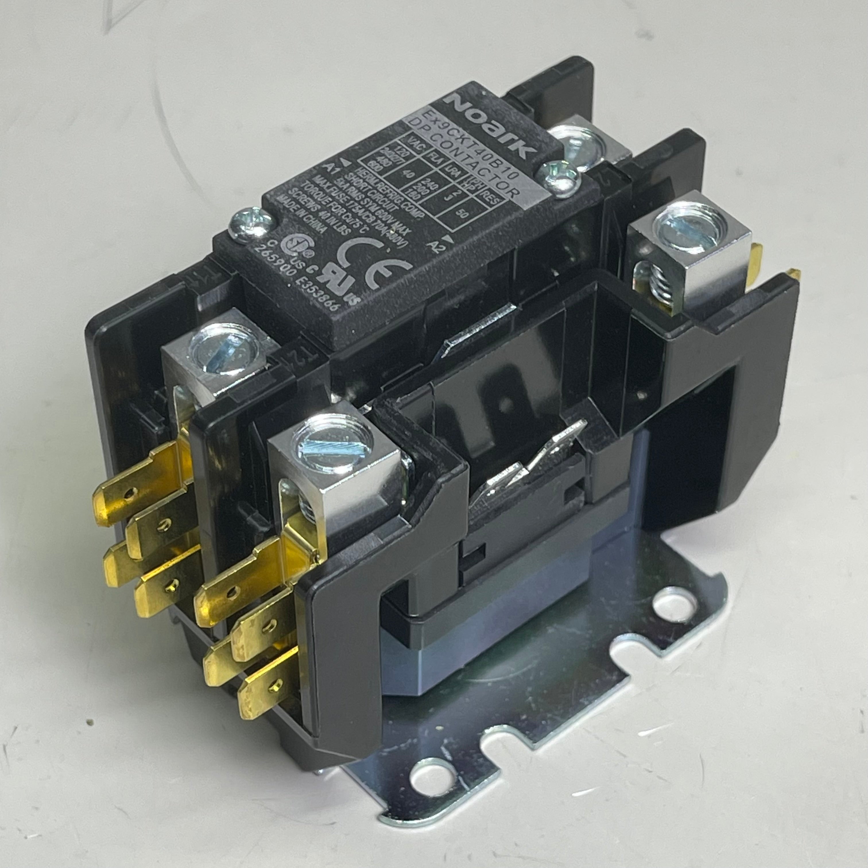 NOARK Definite Purpose Contactor 1.5P 24 VAC Coil 40A Lugs & Quad N416 ...