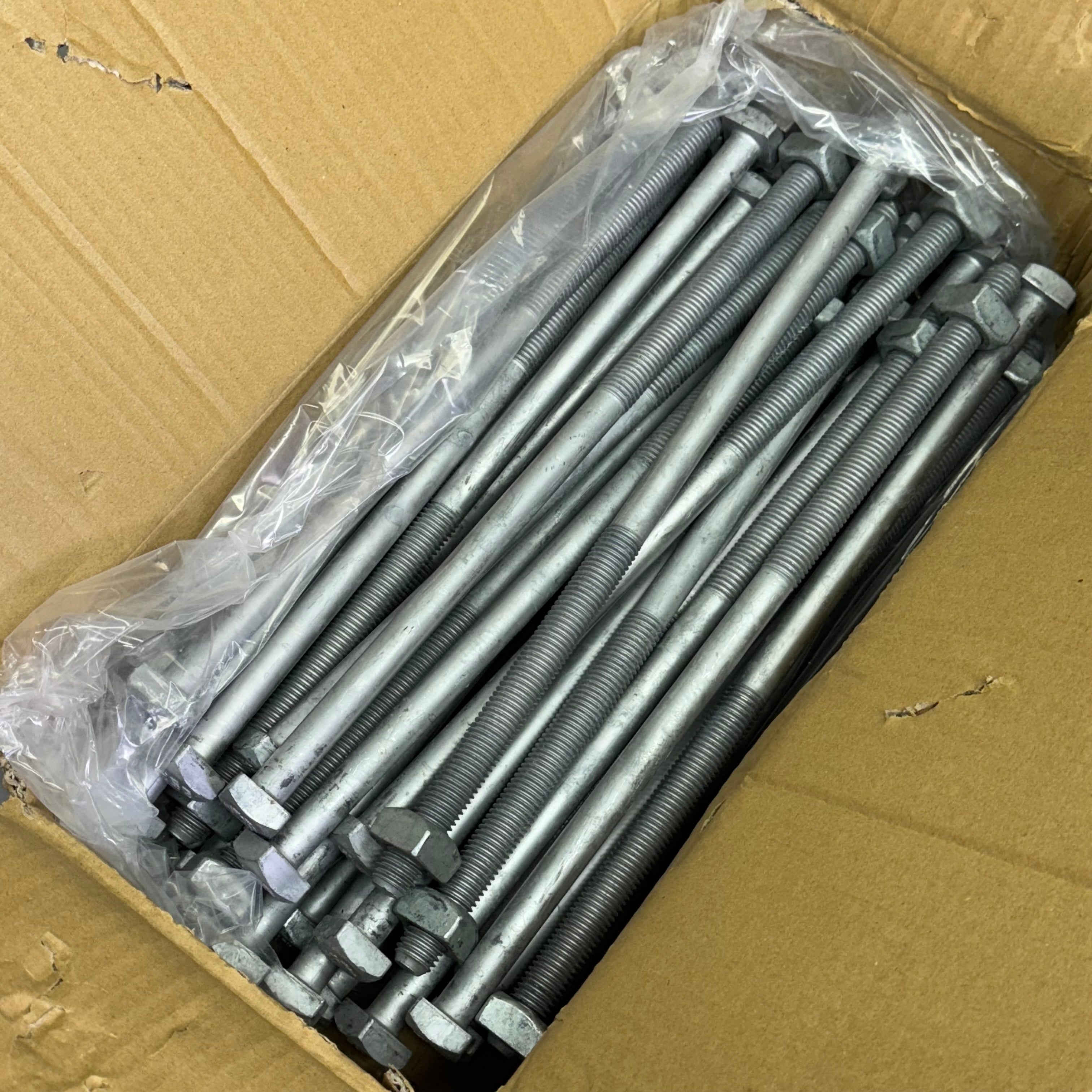 ALLIED BOLT (40 Pcs) Square Head Machine Bolt With Nut 5/8" x 14" 8226 ...