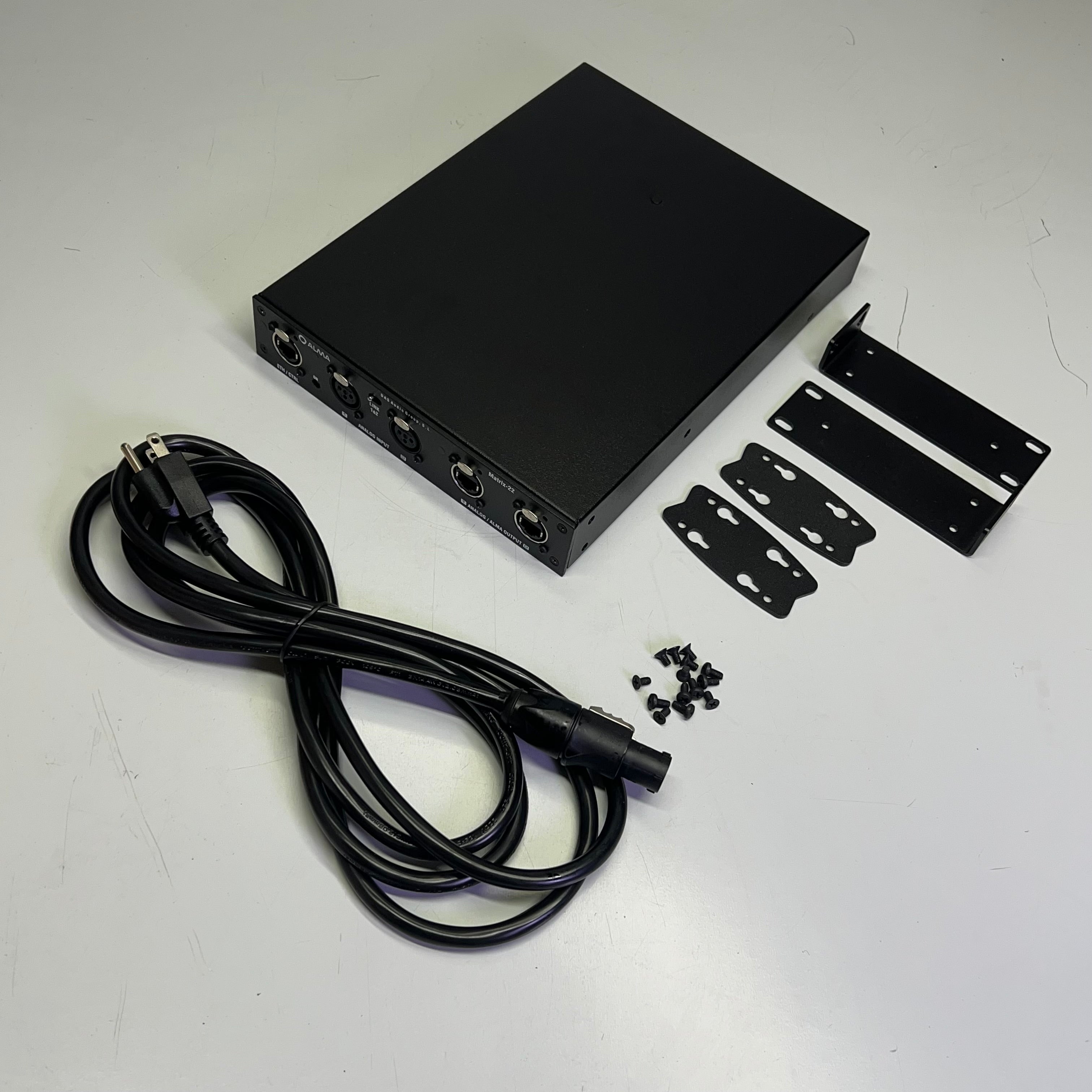 DAS AUDIO GROUP Half Rack Mount Dual Input/Output Channel Breakout Box ...