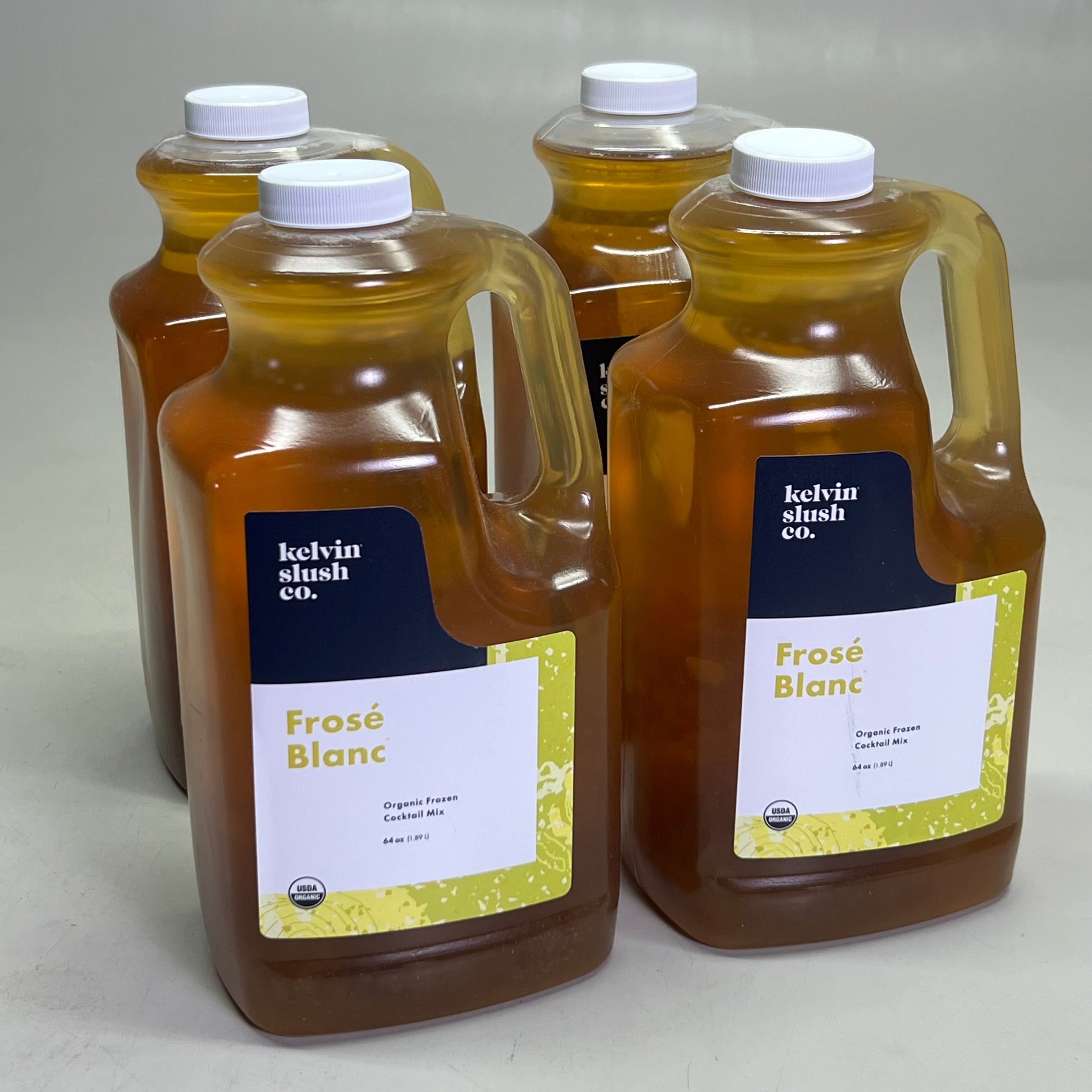 ZA@ KELVIN SLUSH CO (4 PACK) Frose Blanc Organic Frozen Cocktail Mix 6 ...