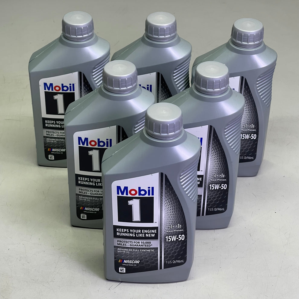 ZA@ MOBIL 1 (6 PACK) Advanced Full Synthetic Motor Oil 946 mL 15W-50 N ...