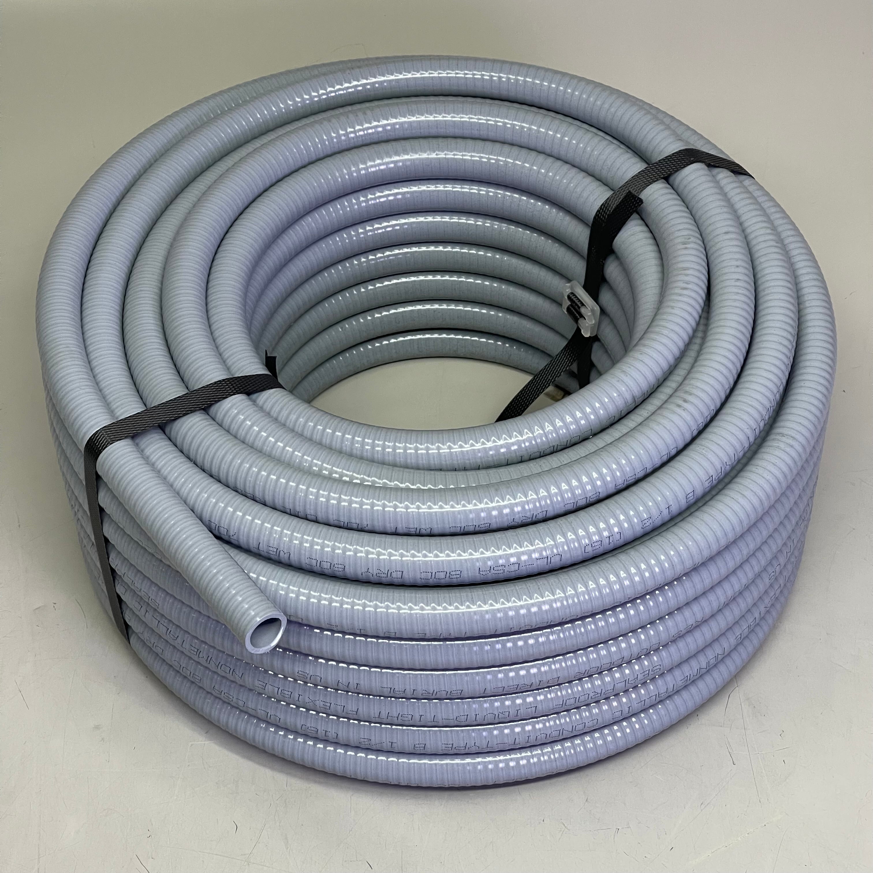 MARS Liquid Tight Type B Flexible Conduit 1/2" x 100' Grey 35P5801 – PayWut