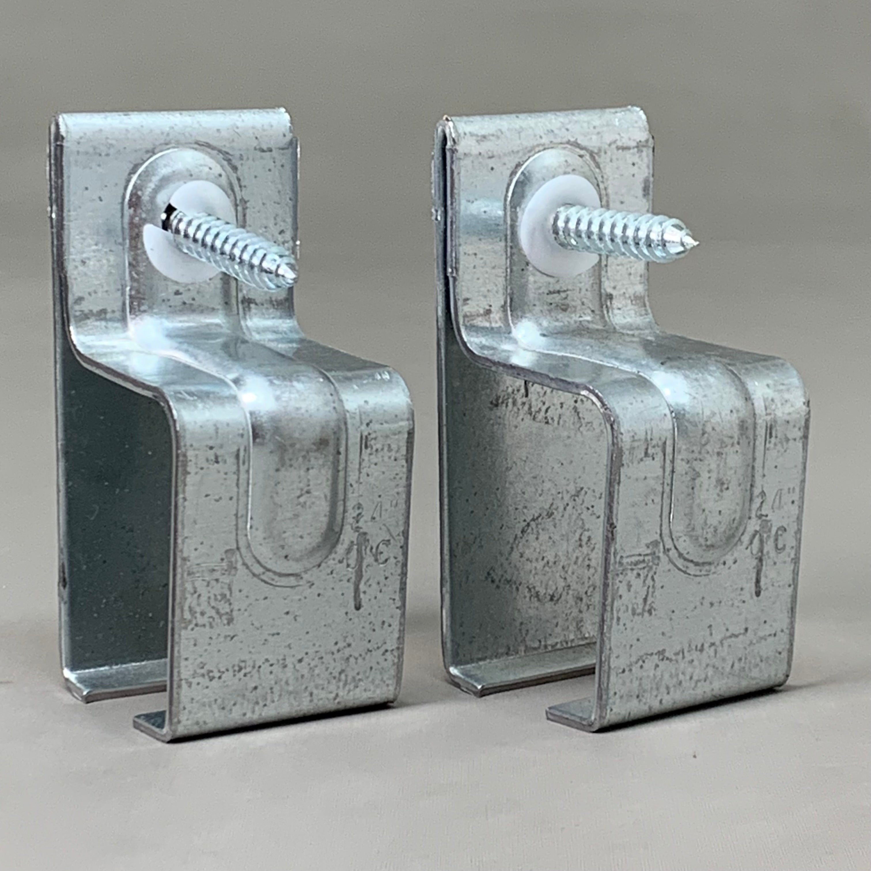 NATIONAL HARDWARE (2-PACK!) Box Rail Bracket Galvanized Finish 5" x 2 ...