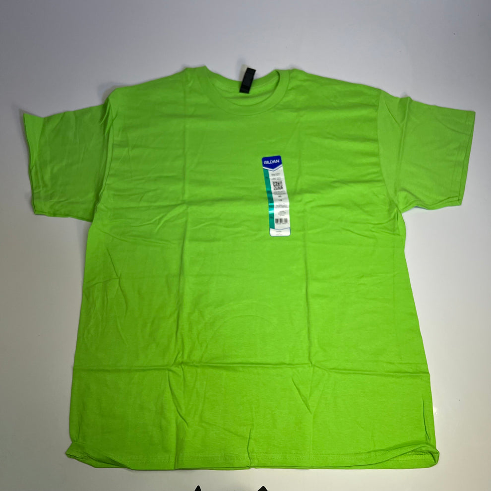 ZA@ GILDAN (3 PACK) Heavy Cotton Adult T-Shirt Unisex Sz XL Lime Green ...