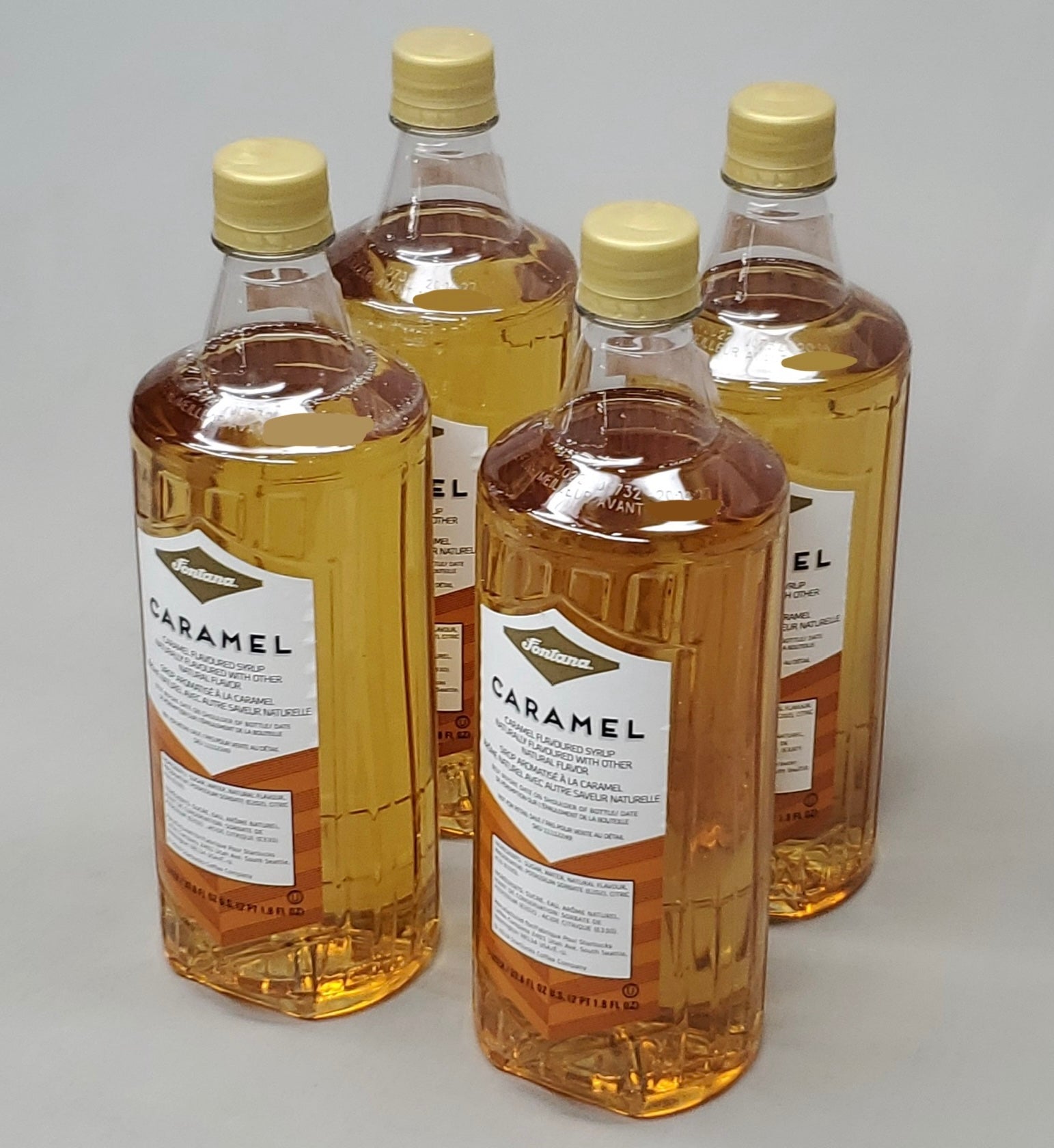 STARBUCKS (4 PACK) Caramel Flavored Syrup 33.8 fl oz/bottle BB 07/25 1 ...