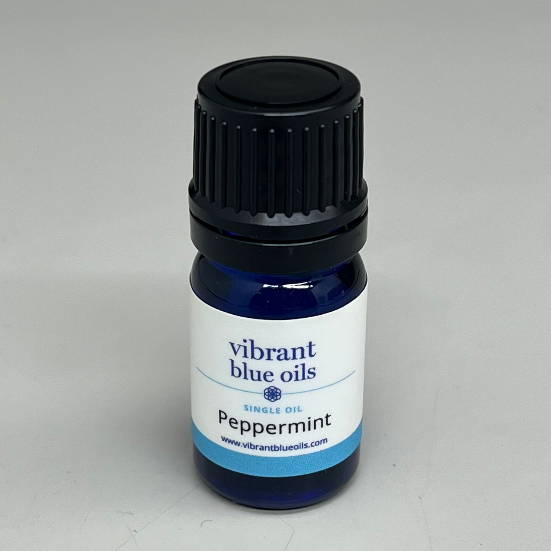 VIBRANT BLUE OILS Peppermint for Brain/Clear Thinking Organic Essentia ...