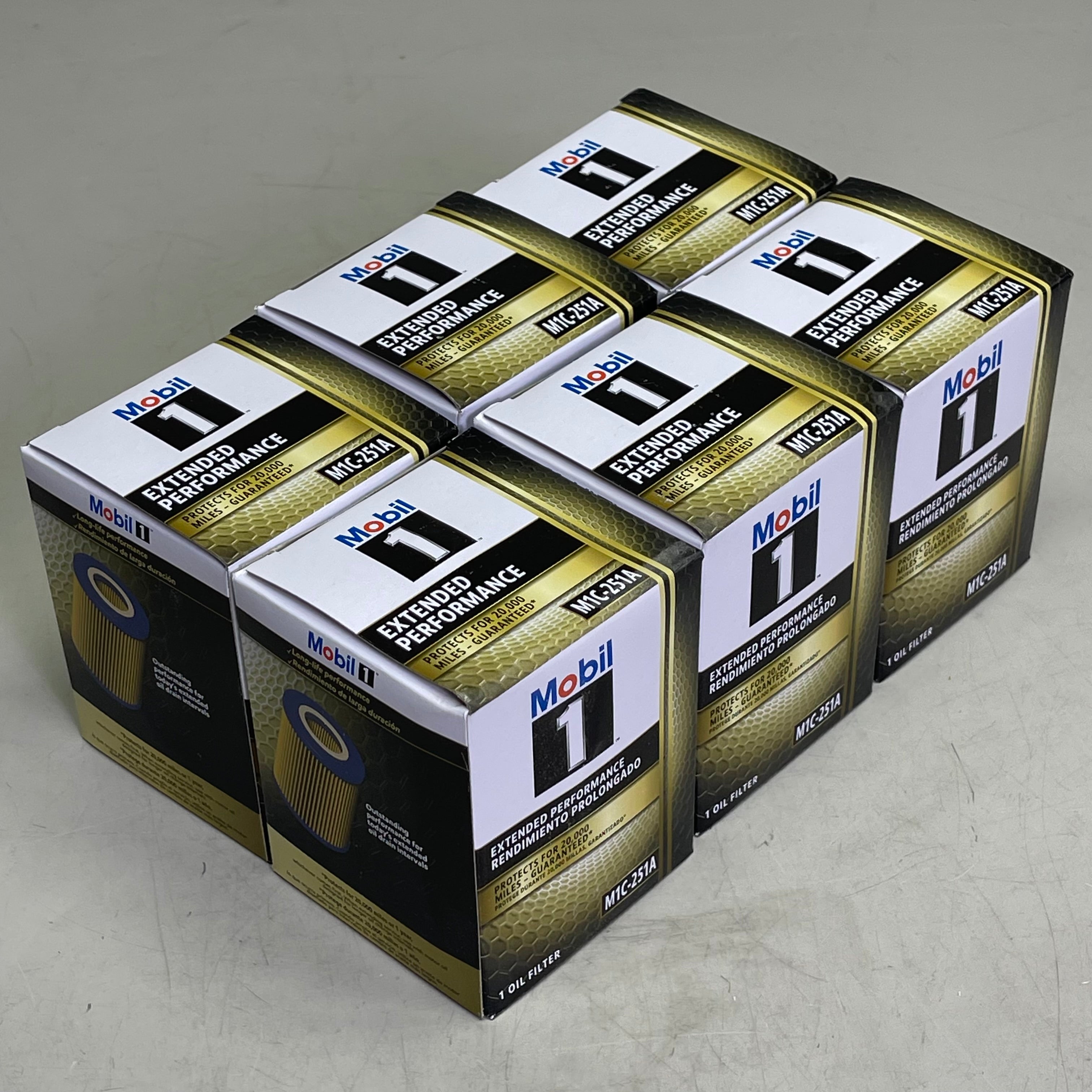 MOBIL 1 (6 PACK) Oil Filters Extended Performance 20000 Miles Toyota M ...