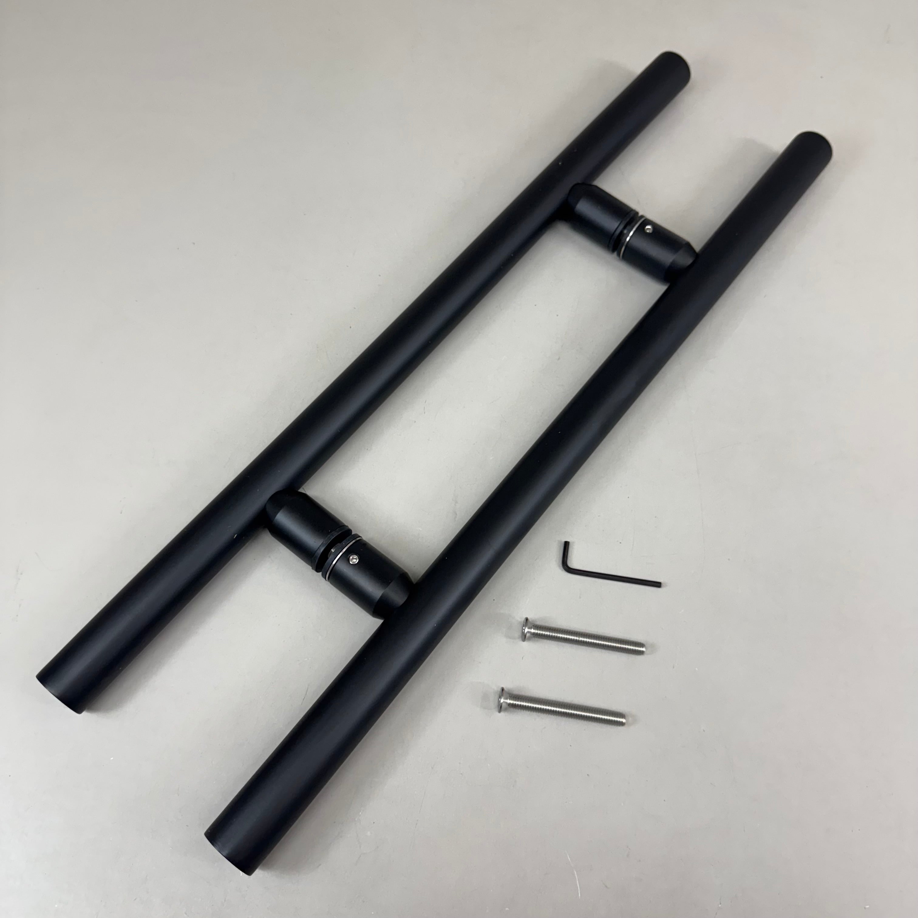 CRL Back To Back Mounting Ladder Style Pull Handle 24" Matte Black LP2 ...