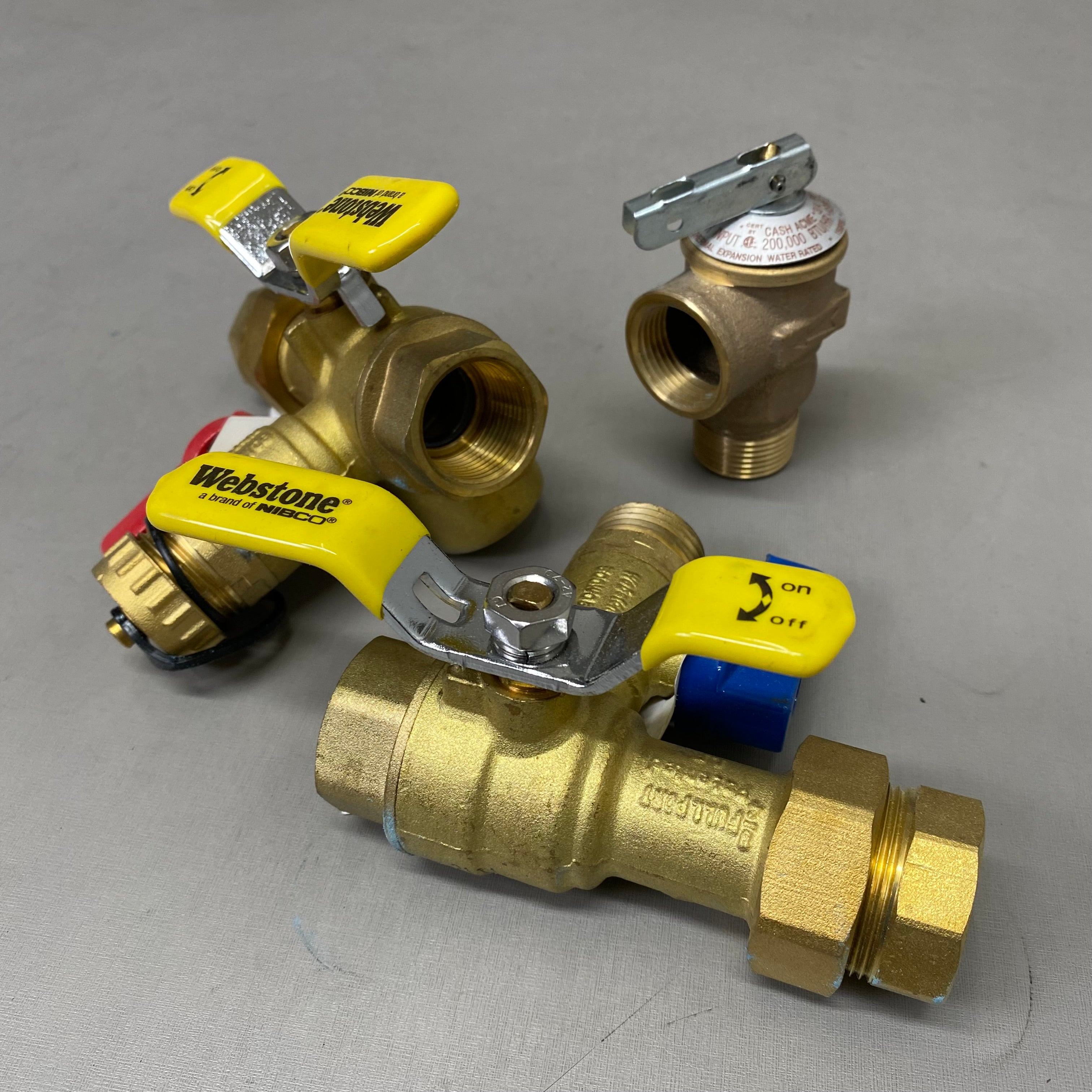 WEBSTONE Ultra- Compact Tankless Water Heater Valve Kits 3/4" TA59H-42 ...