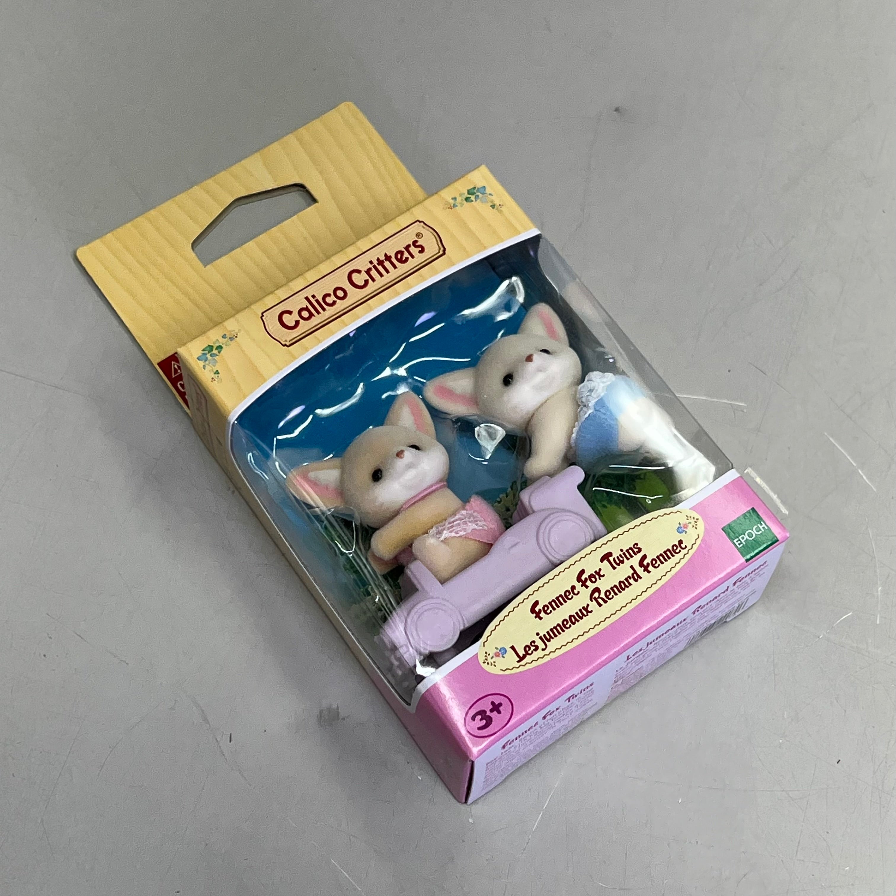 ZA@ EPOCH (3 PIECE SET) Calico Critters Fennec Fox Twins Doll Set CC20 ...