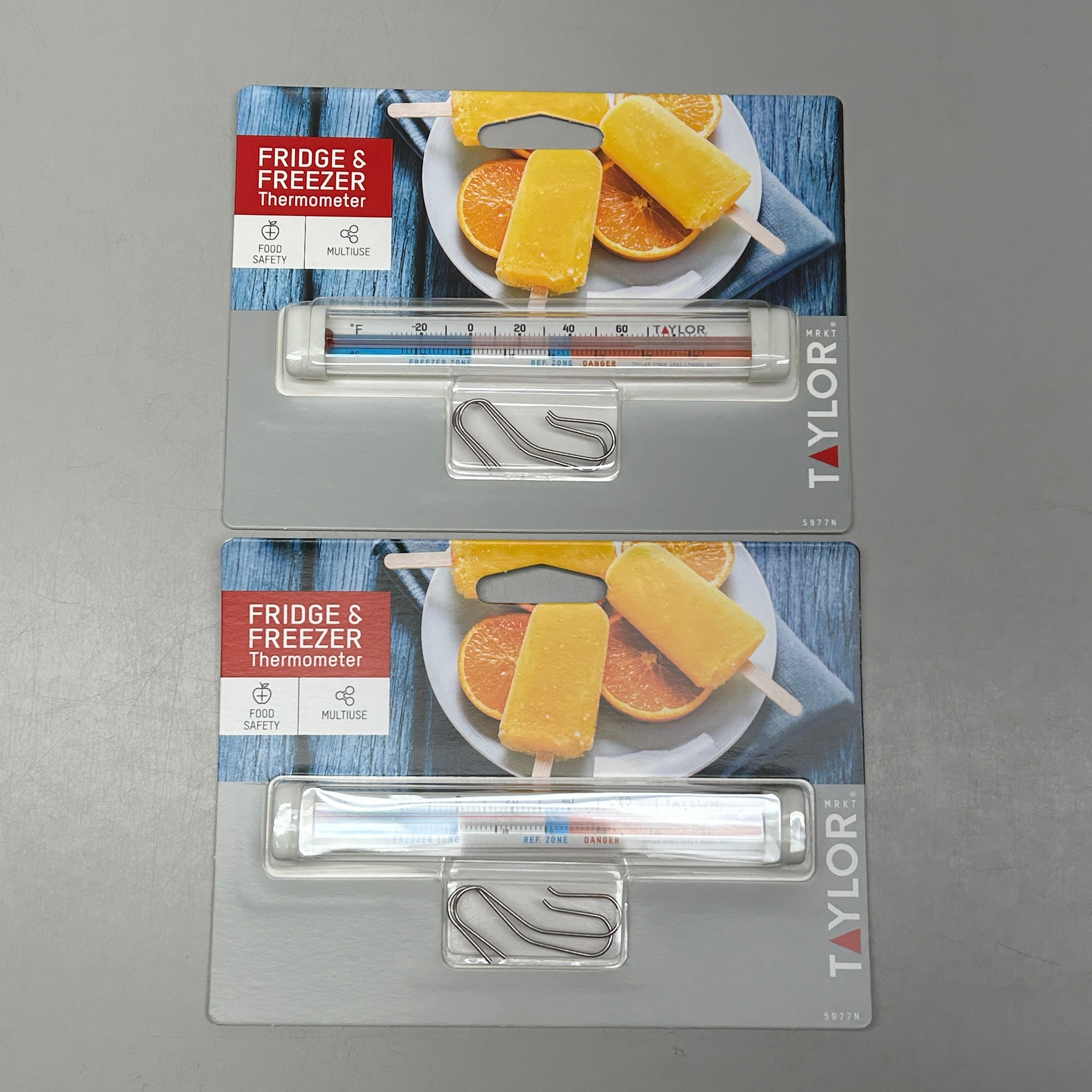 TAYLOR (2 PACK) Fridge/Freezer Thermometer Food Safety 5977N (New) – PayWut
