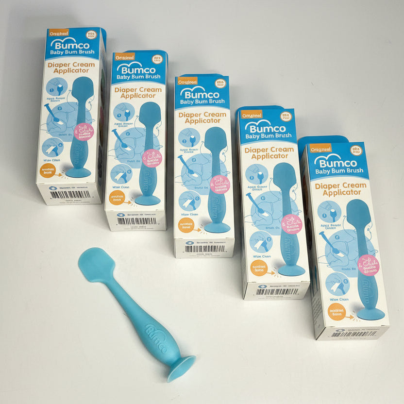 ZA@ BUMCO (6 PACK) Baby Bum Brush Diaper Cream Applicator W/ Suction B ...