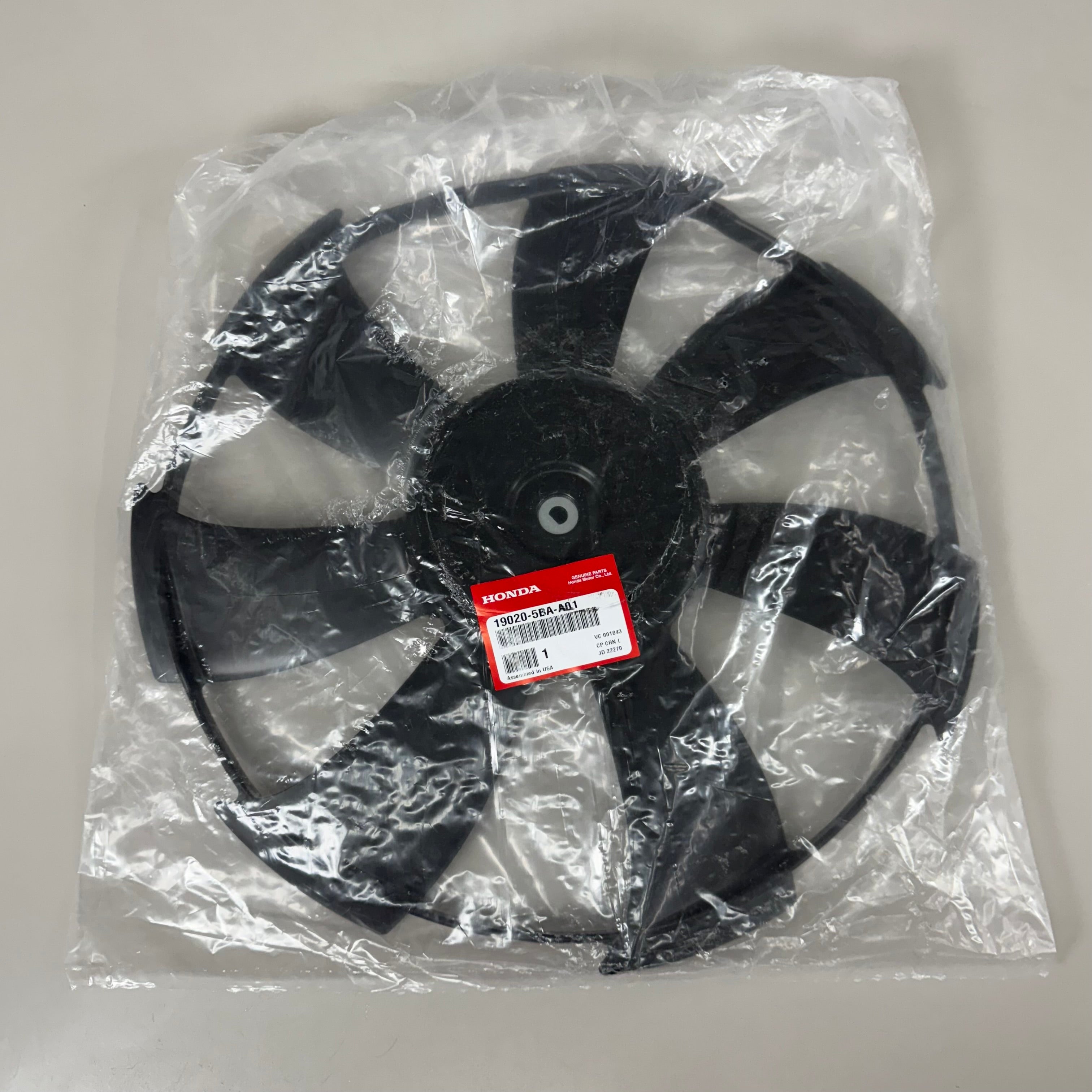 HONDA Complete Fan Blade Cooling for 2016-2021 Honda Civic OEM 19020-5 ...