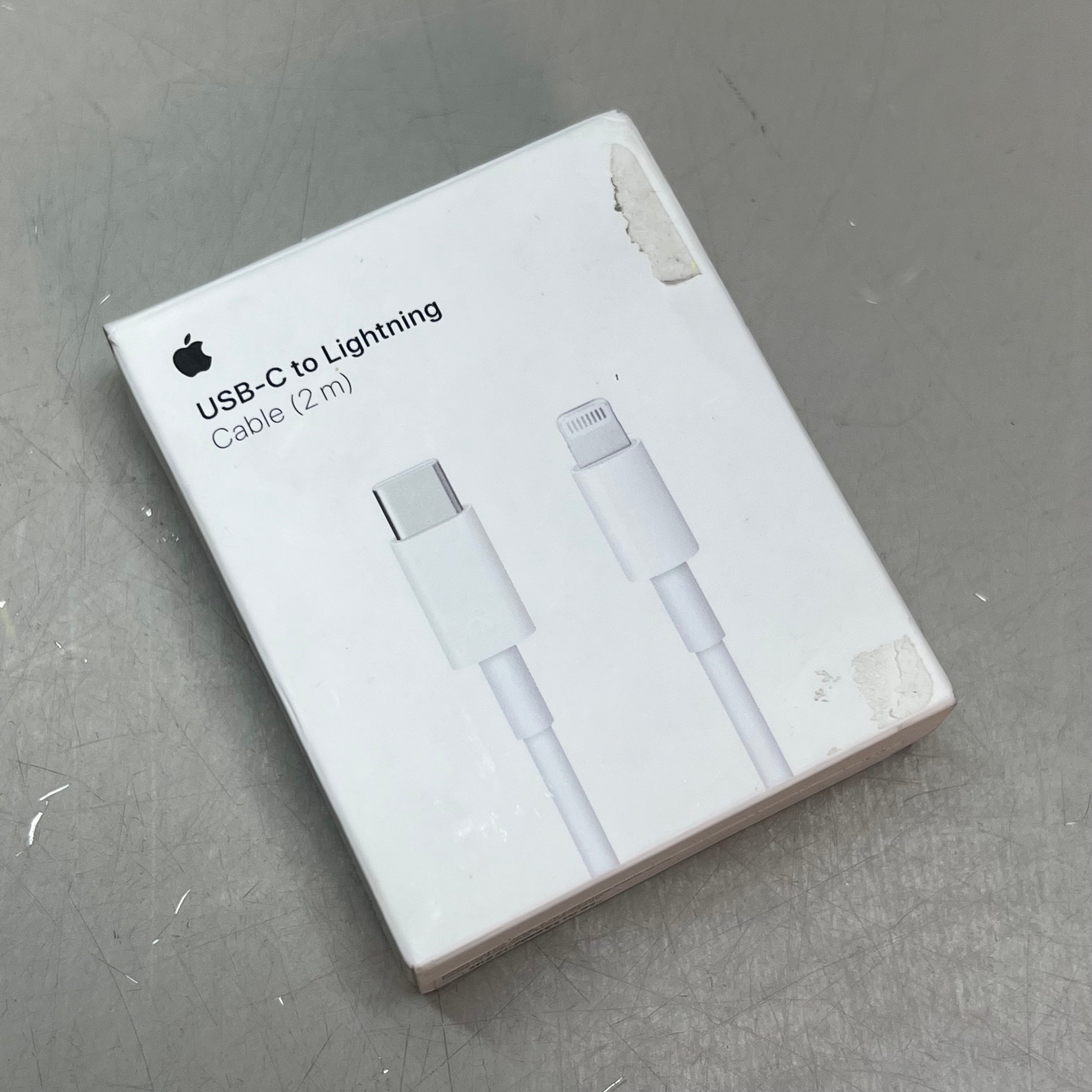 APPLE Fast Charging USB-C To Lightning Cable (2 M) White MQGH2AM/A (Re ...