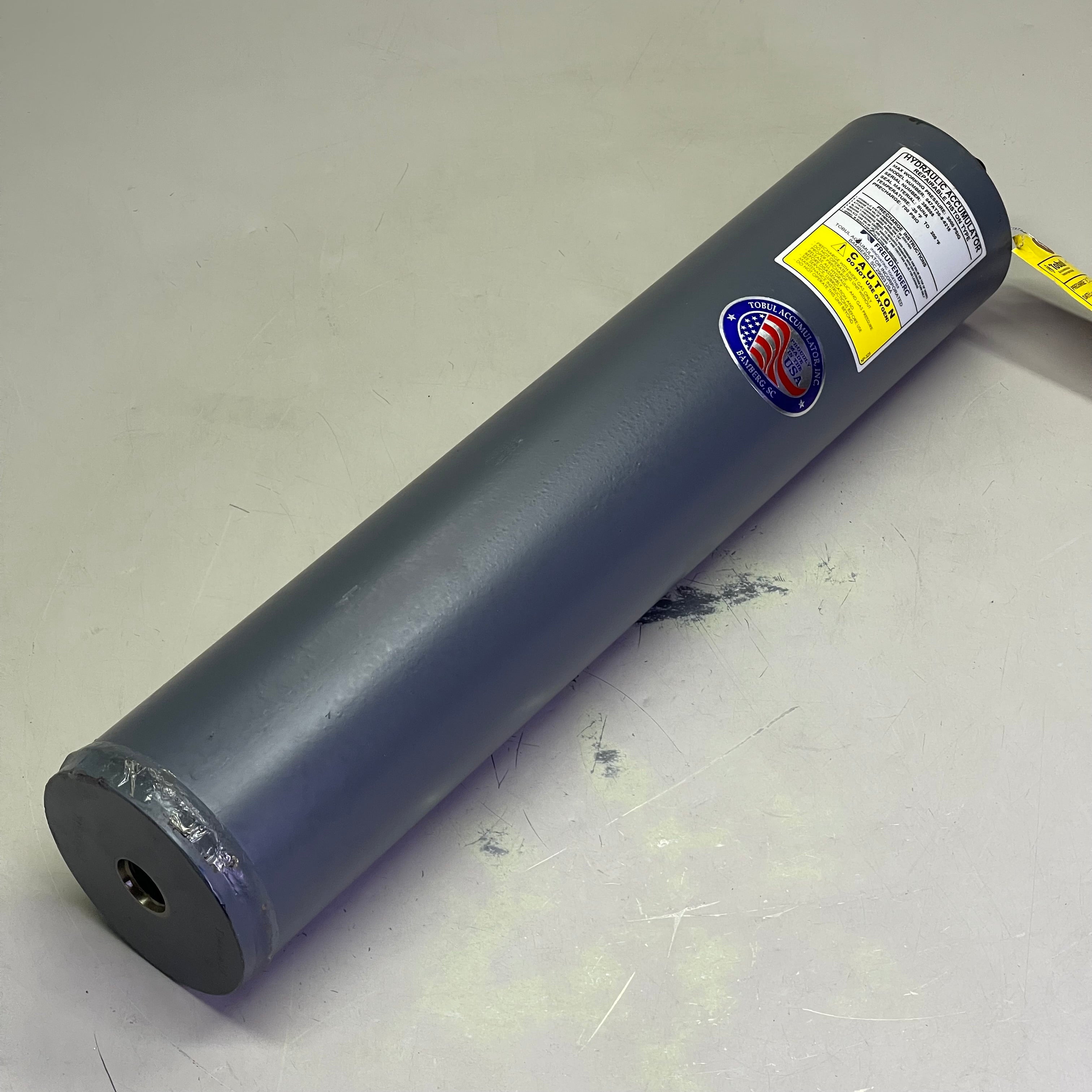 TOBUL FREUDENBERG Hydraulic Accumulator Repairable Piston Type Grey 04 ...