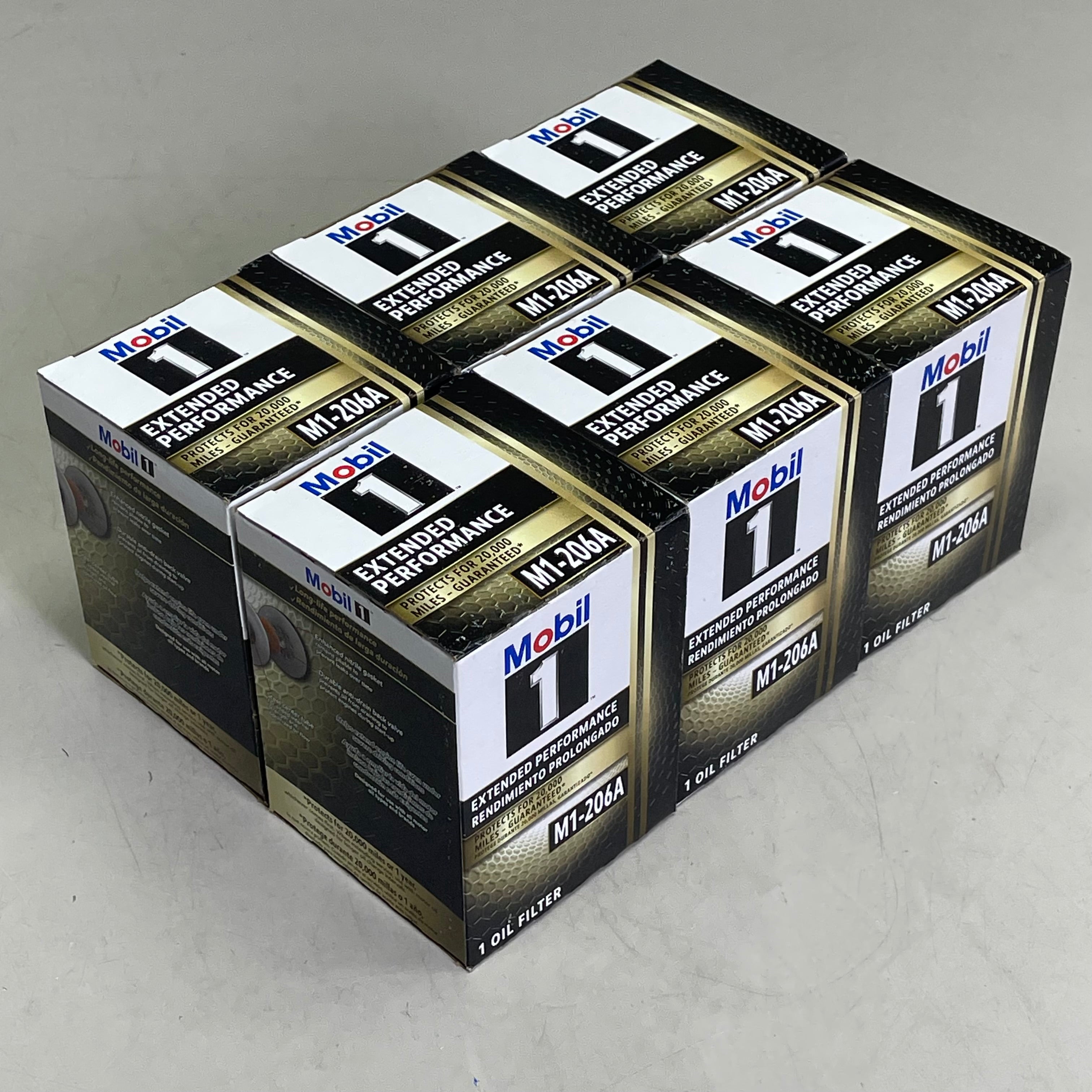 MOBIL 1 (6 PACK) Oil Filters Extended Performance 20000 Miles Cadillac ...