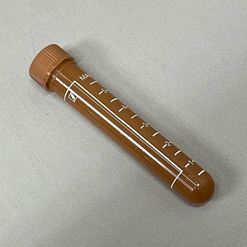 LABCORP Screw cap Tubes Round Base 13X82mm pp Grade Amber 100pcs 4mL 4 ...