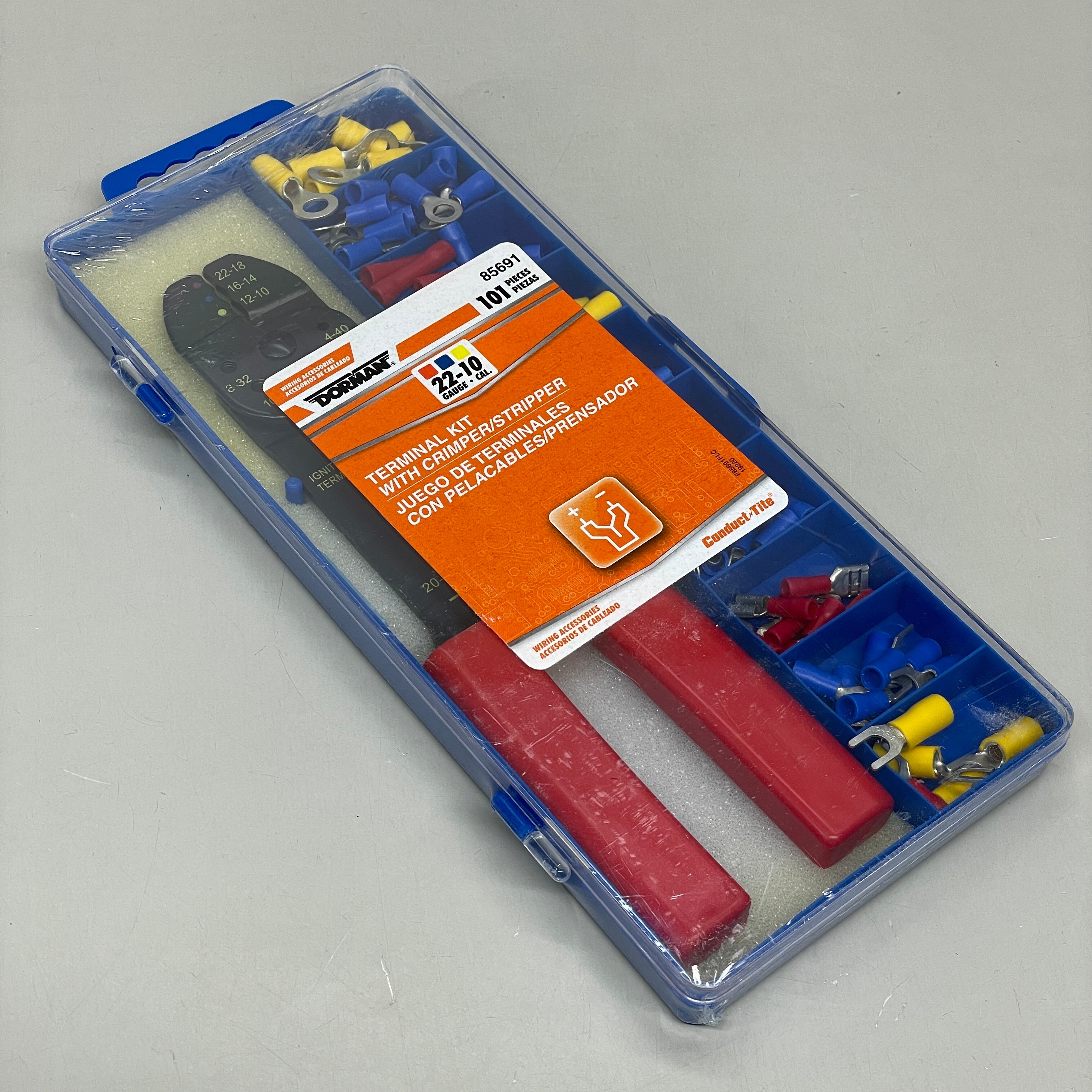 DORMAN 101 Piece Terminal Kit w/ Crimper/Stripper 85691 – PayWut