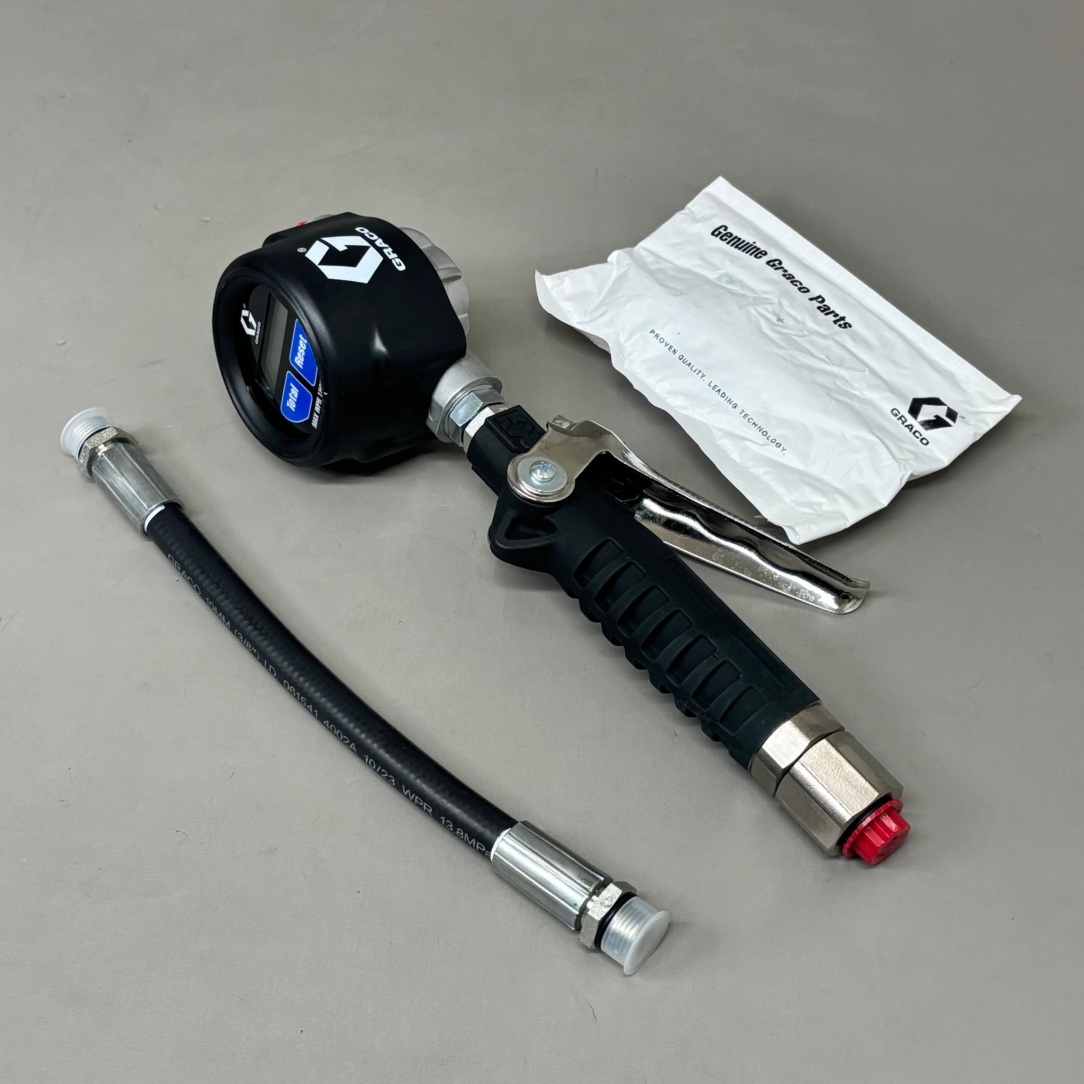 GRACO Electronic Meter Manual Oil/Antifreeze Meter Flexible 1/2"Inlet ...