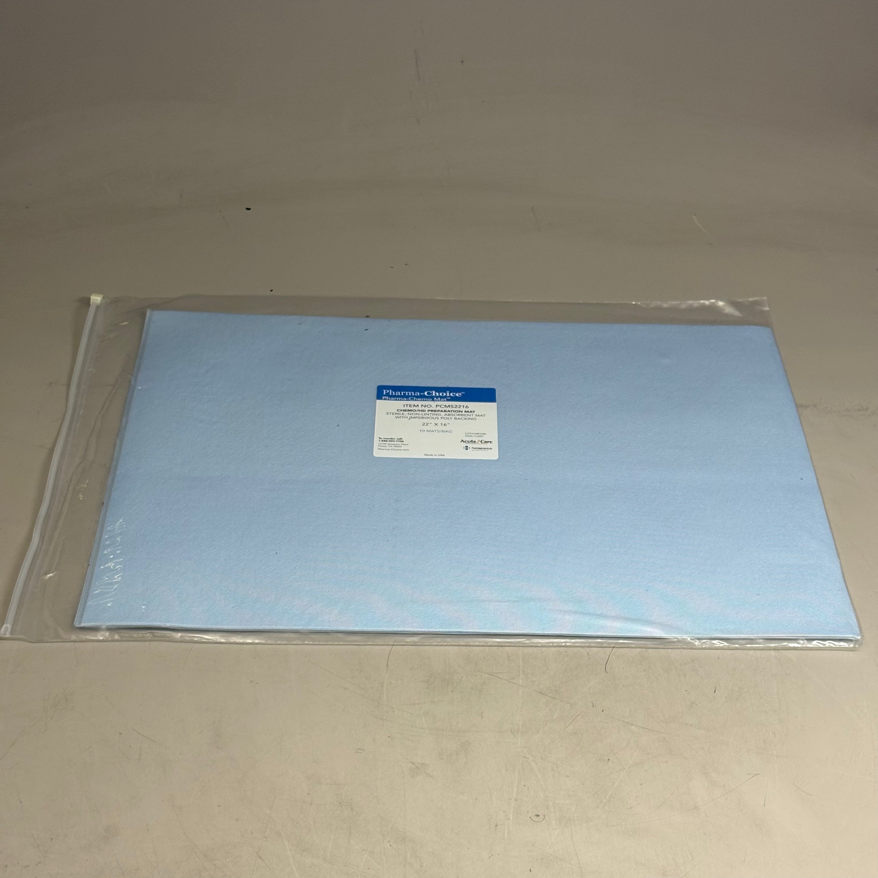 (10 PACK) PHARMA-CHOICE Chemotherapy Prep Mat Pharma-Chemo Sterile Dis ...