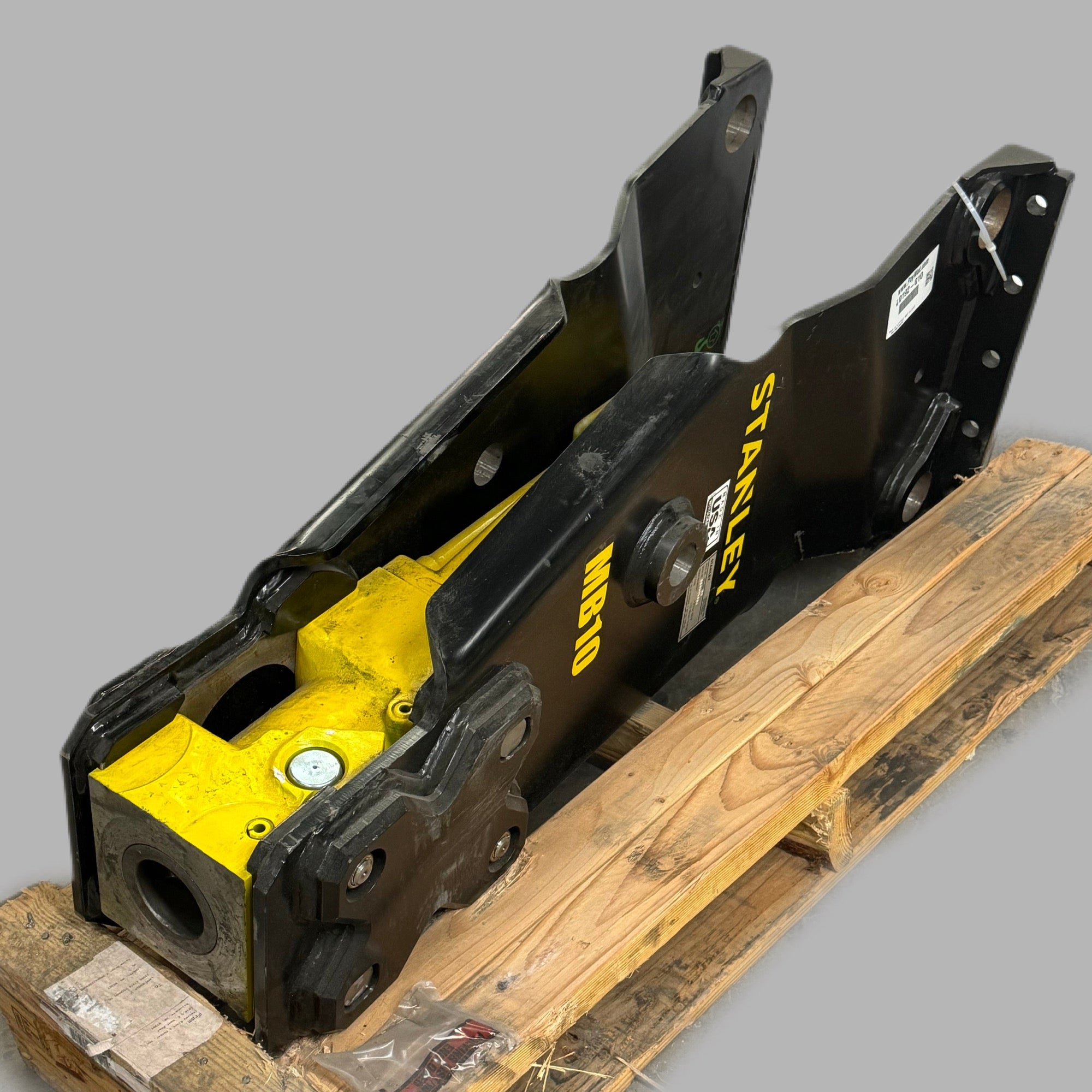 STANLEY Mounted Hydraulic Breaker w/ Skid Steer 4-Position Cradle Brac ...