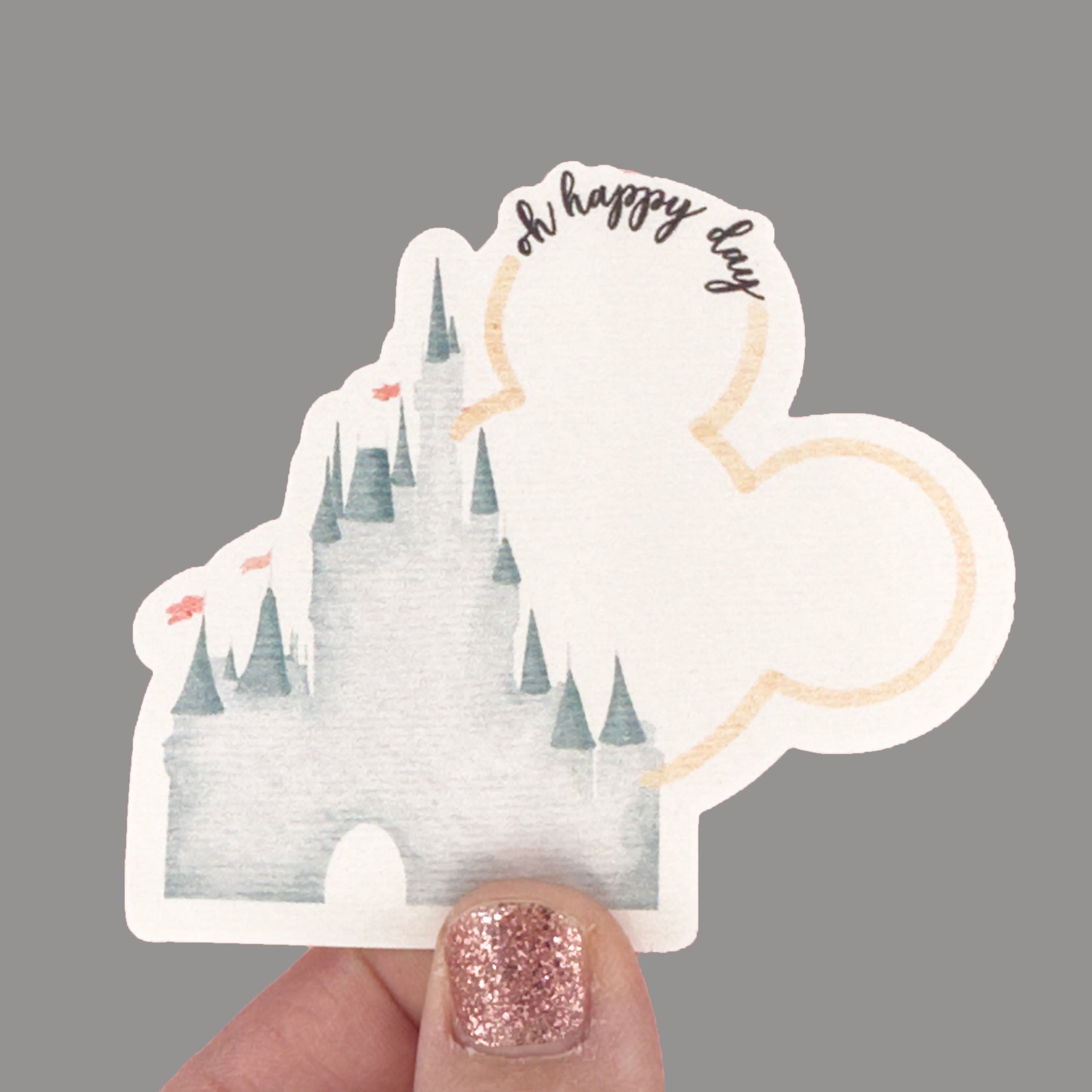 Hales Yeah Design Oh Happy Day Sticker ~3" at Longest Edge – PayWut