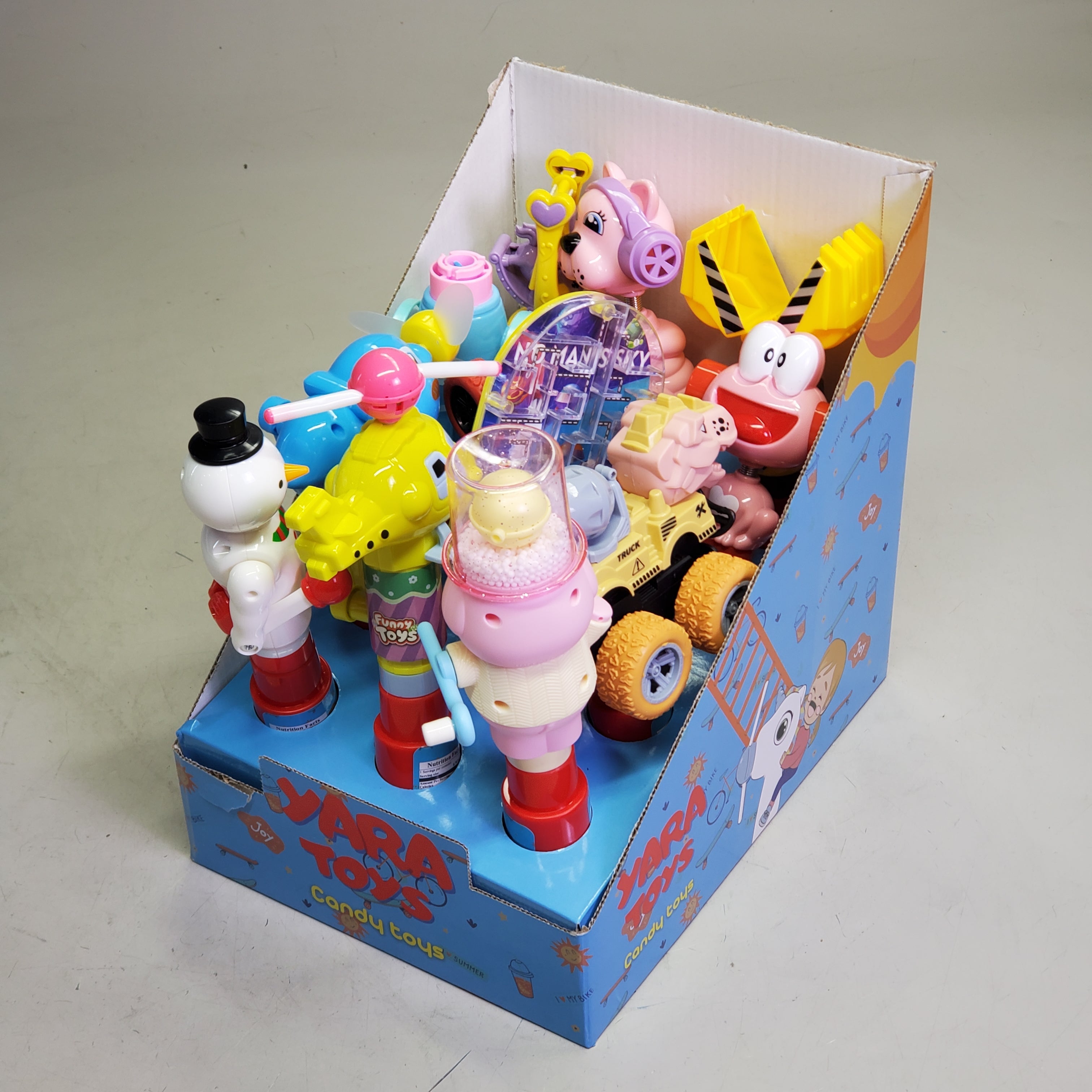 ZA@ YARA TOYS (12 Pack) Mixed Box Of Candy Toys 0.7 oz BB 10/27 (Rando ...