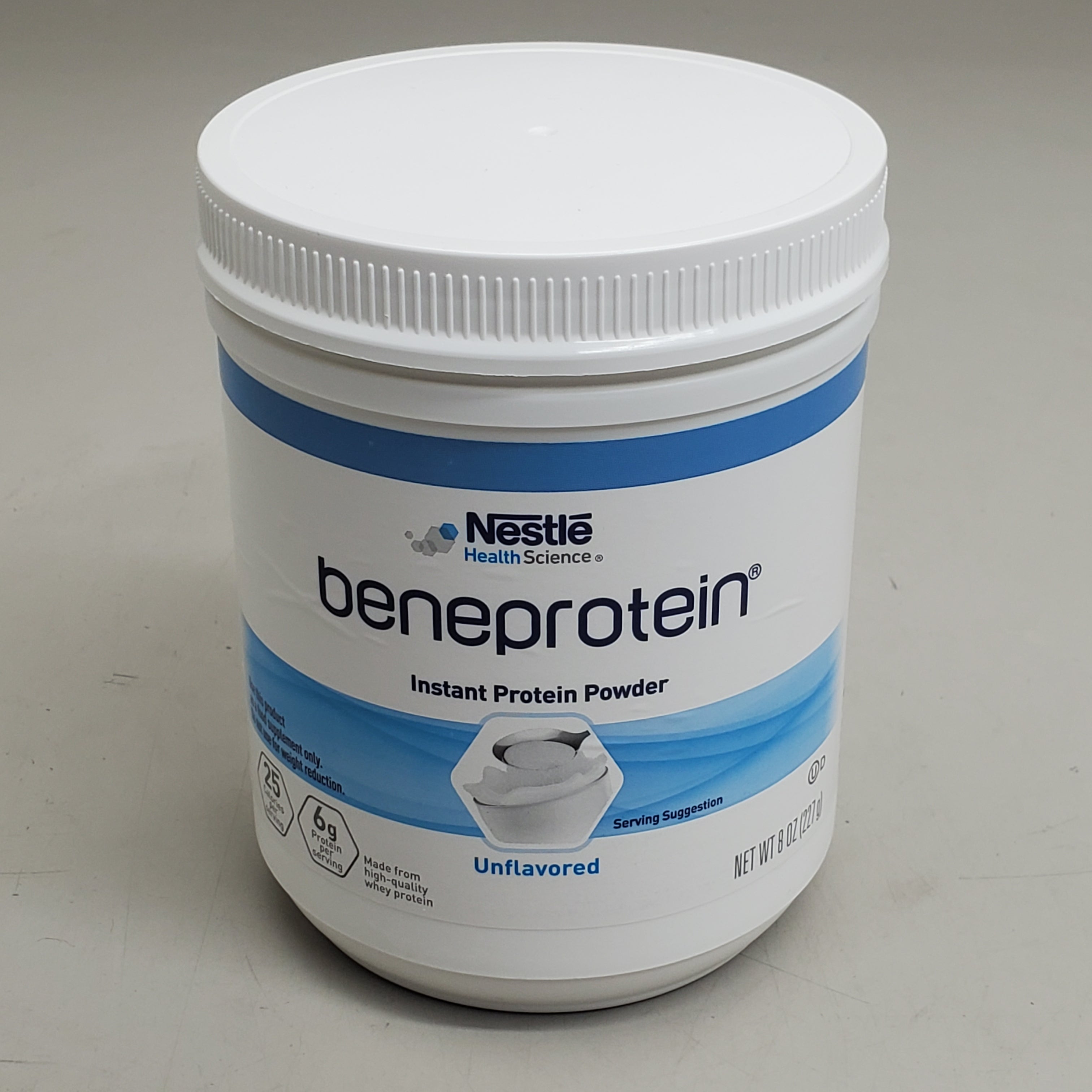 ZA@ NESTLE Beneprotein Instant Protein Powder 8 Oz Unflavored G1245219 ...