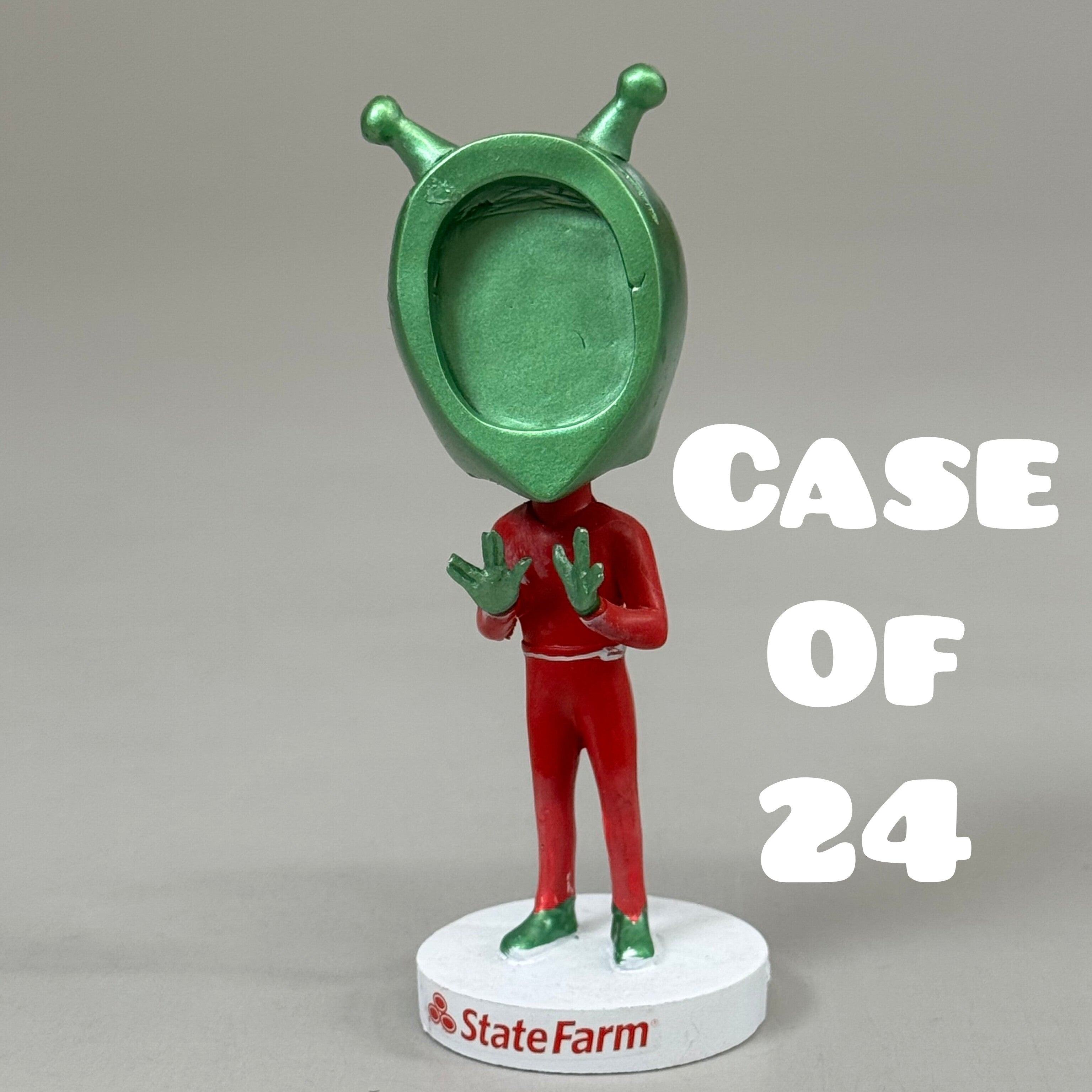 STATE FARM (24 PACK) Alien Bobblehead You Picture Frame Figure Collect ...